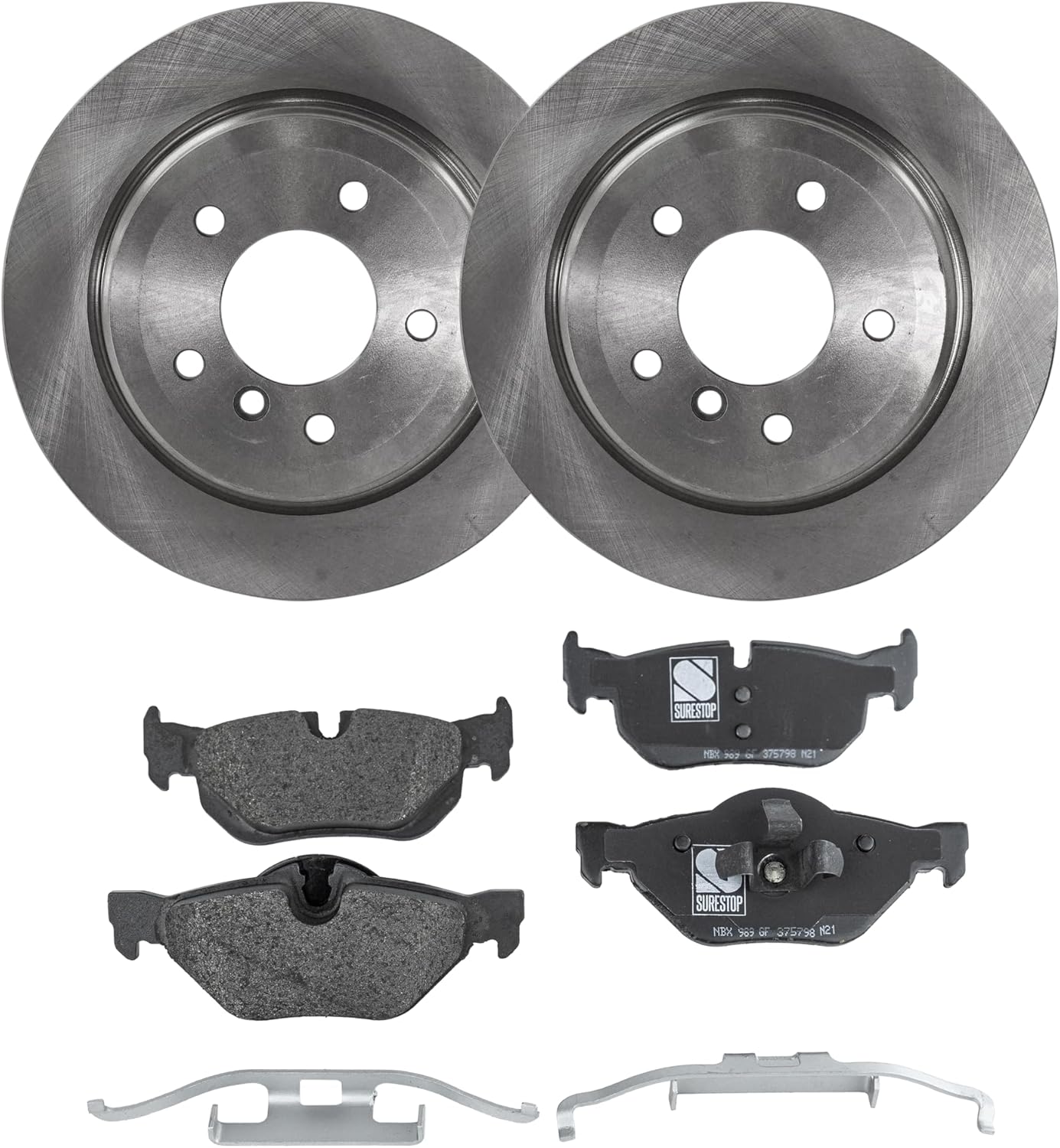 Amazon.com: Garage-Pro 11.8 Inch Rear Disc Brake & Semi-Metallic Pads ...