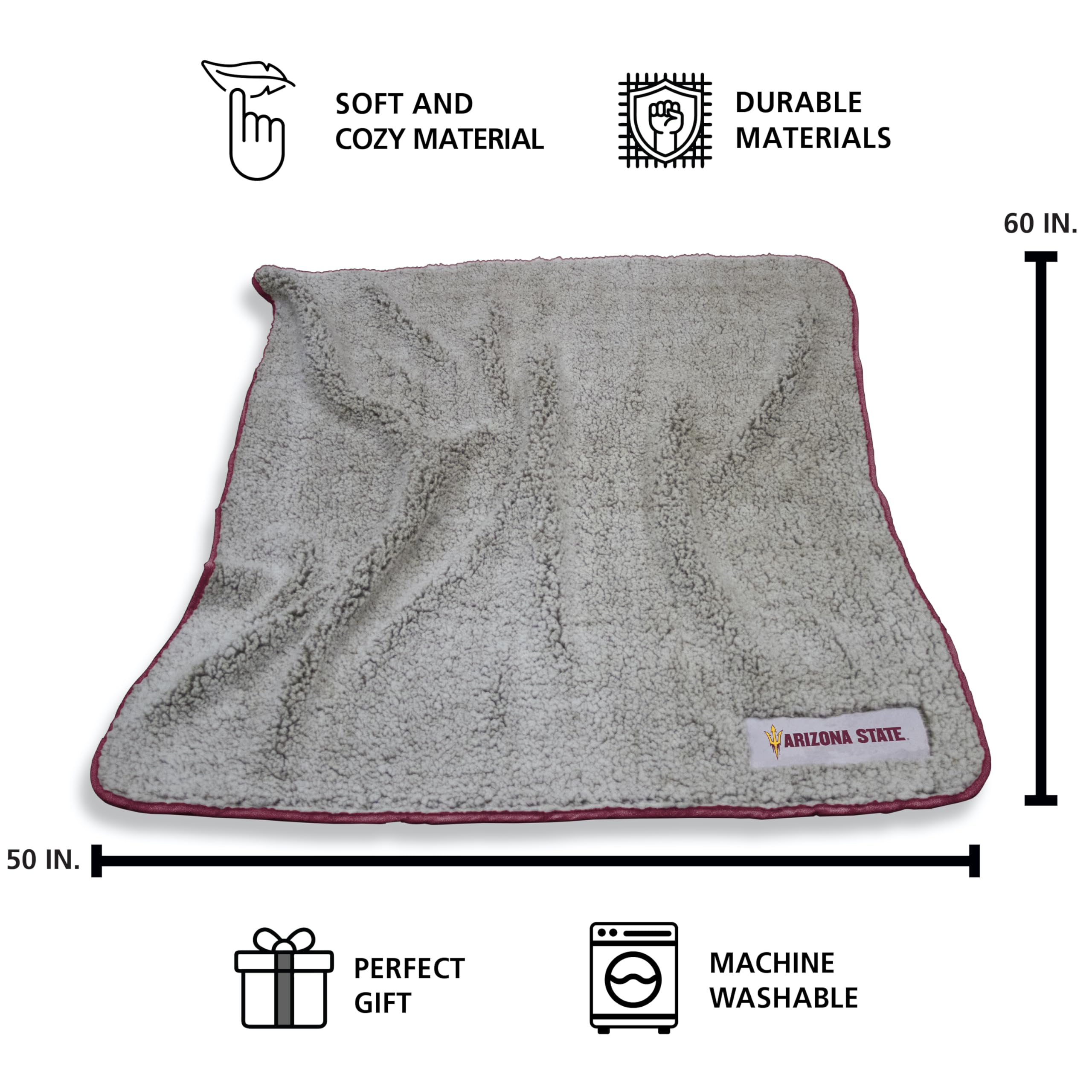 Snapklik.com : Logo Brands NCAA Arizona State Sun Devils Frosty Fleece ...