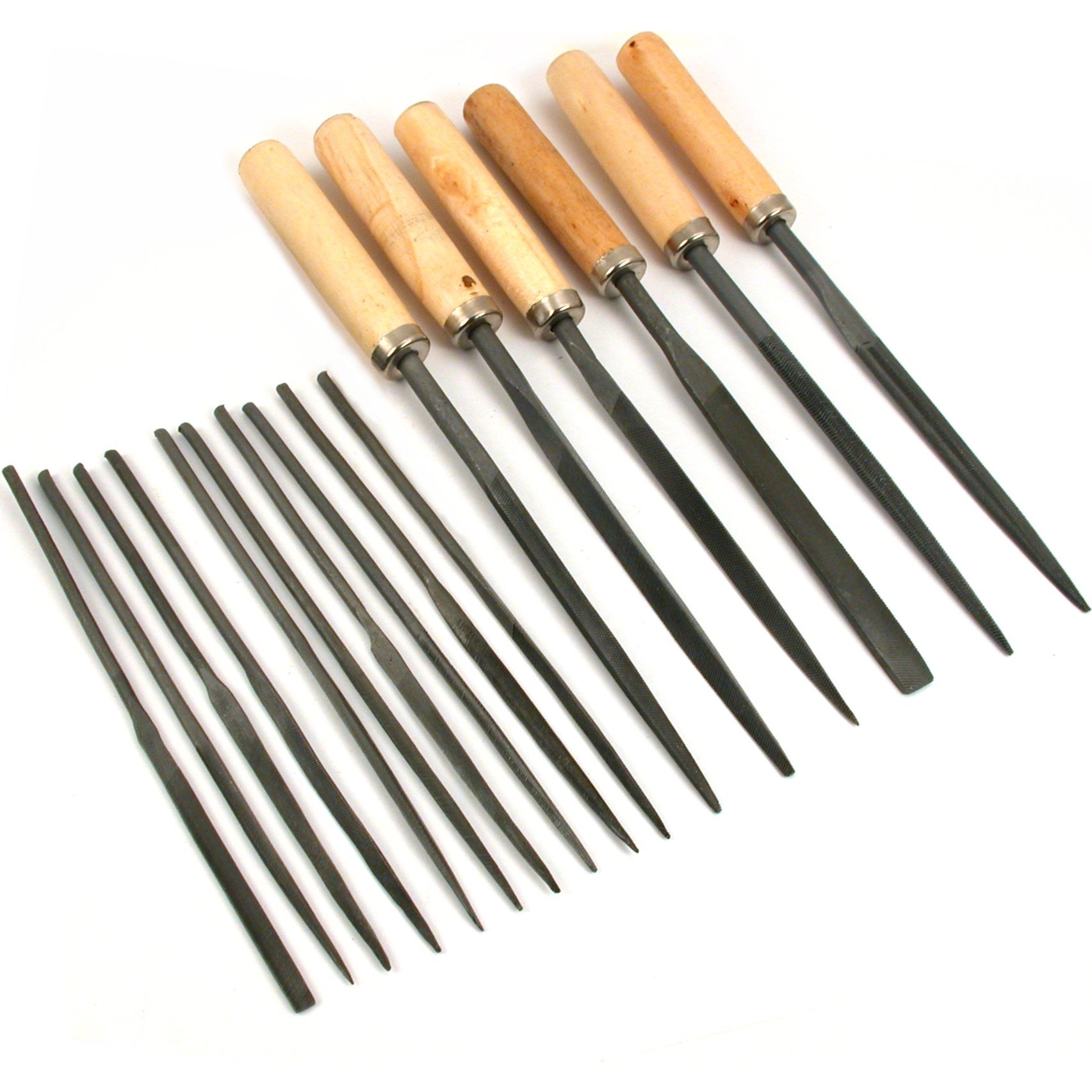 Amazon.com: 16 Needle Files Wood Handle Jewelers Watch Filing Tools