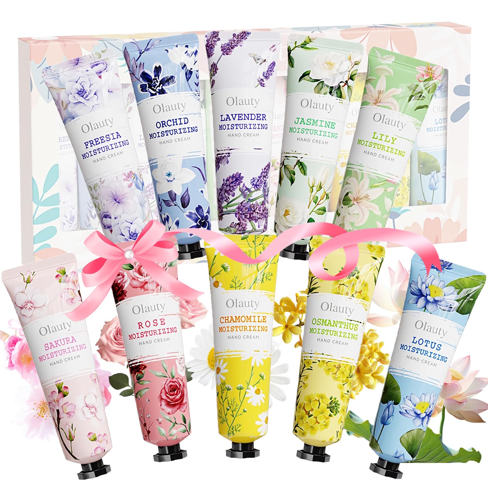 Amazon.com : 10 Pack Hand Cream for Dry Cracked Hands, Natural Plant ...