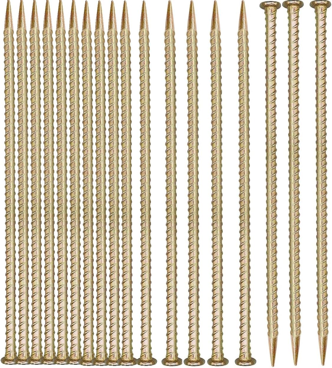 Amazon.com : 16Pack 12 inch Rebar Stakes Heavy Duty J Hook, 2/5 inch ...