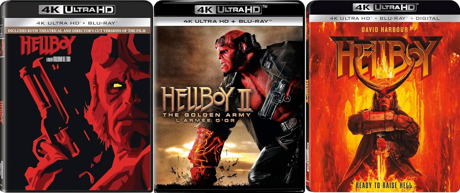Amazon.com: 3 Movie Hellboy Collection : Hellboy I / Hellboy II: The ...