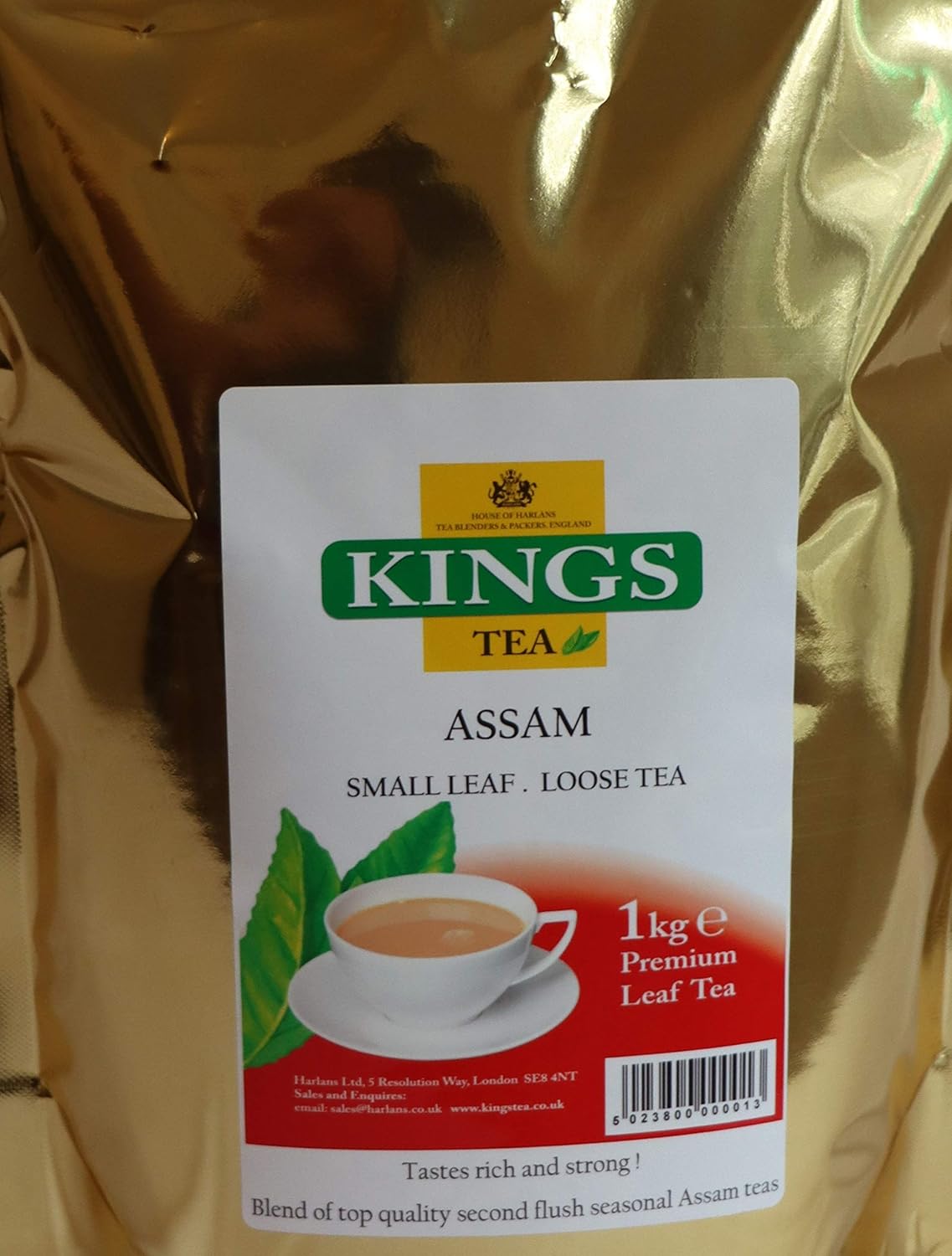 KINGS TEA, ASSAM LOOSE TEA, SMALL LEAVES, 1 Kg (Pack of 1) : Amazon.co ...