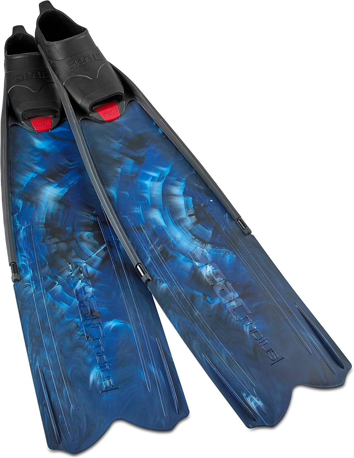 Amazon.com : Seac Motus Italian Design Long Blade Fin for Spearfishing ...