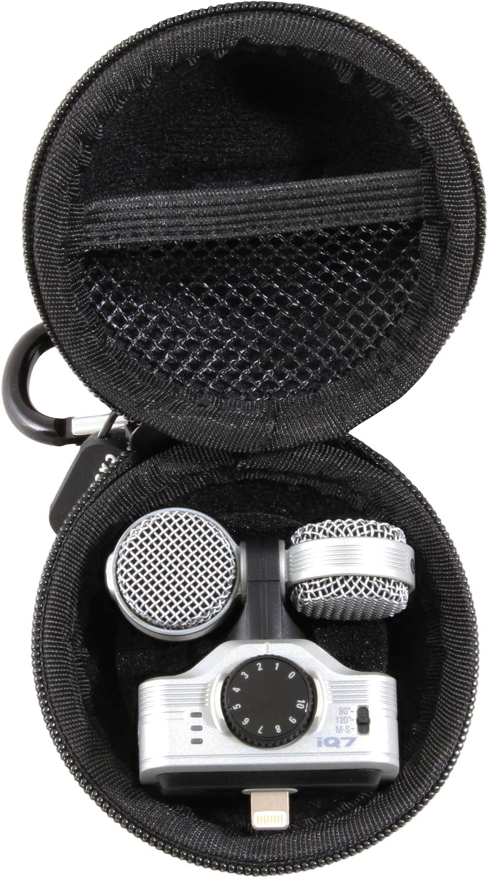 Amazon.com: CASEMATIX Clip-on Phone Microphones Travel Case Compatible ...