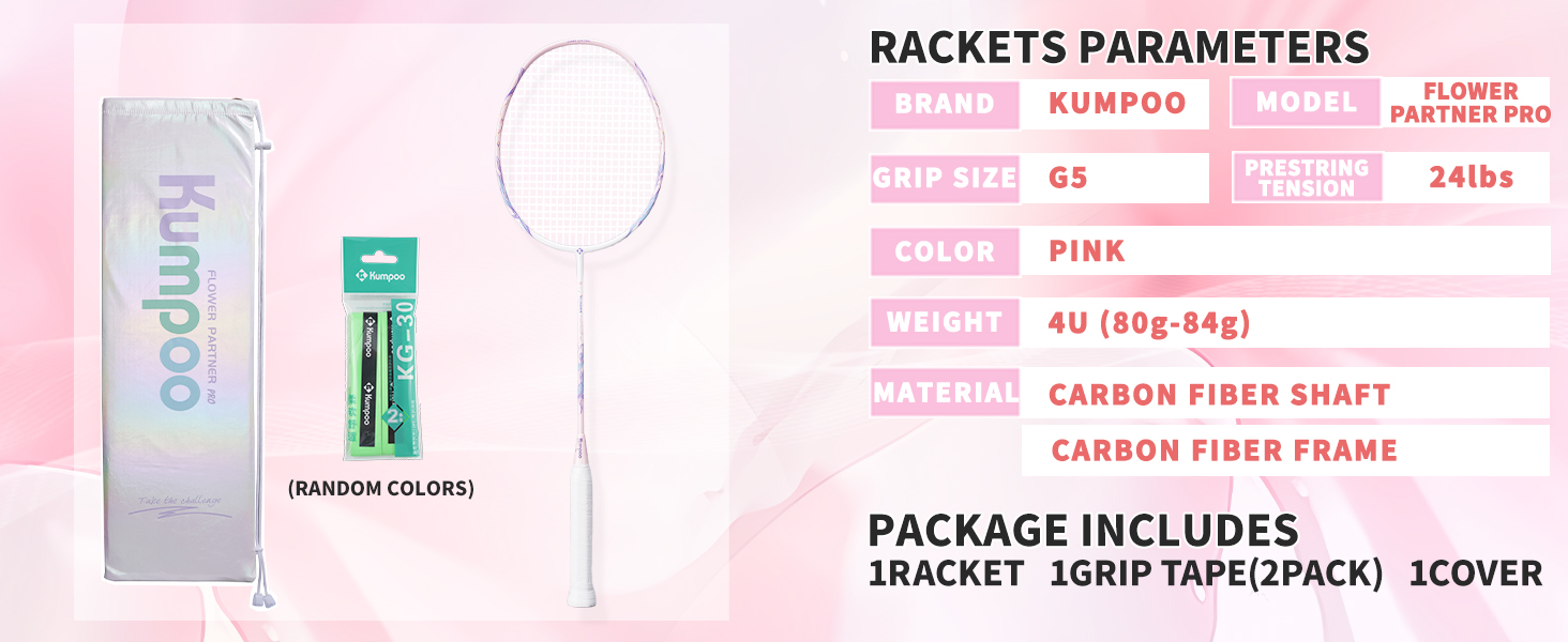 Badminton Racquet ALP Cherry 4U T800 Aviation Carbon Fiber + Grip ...