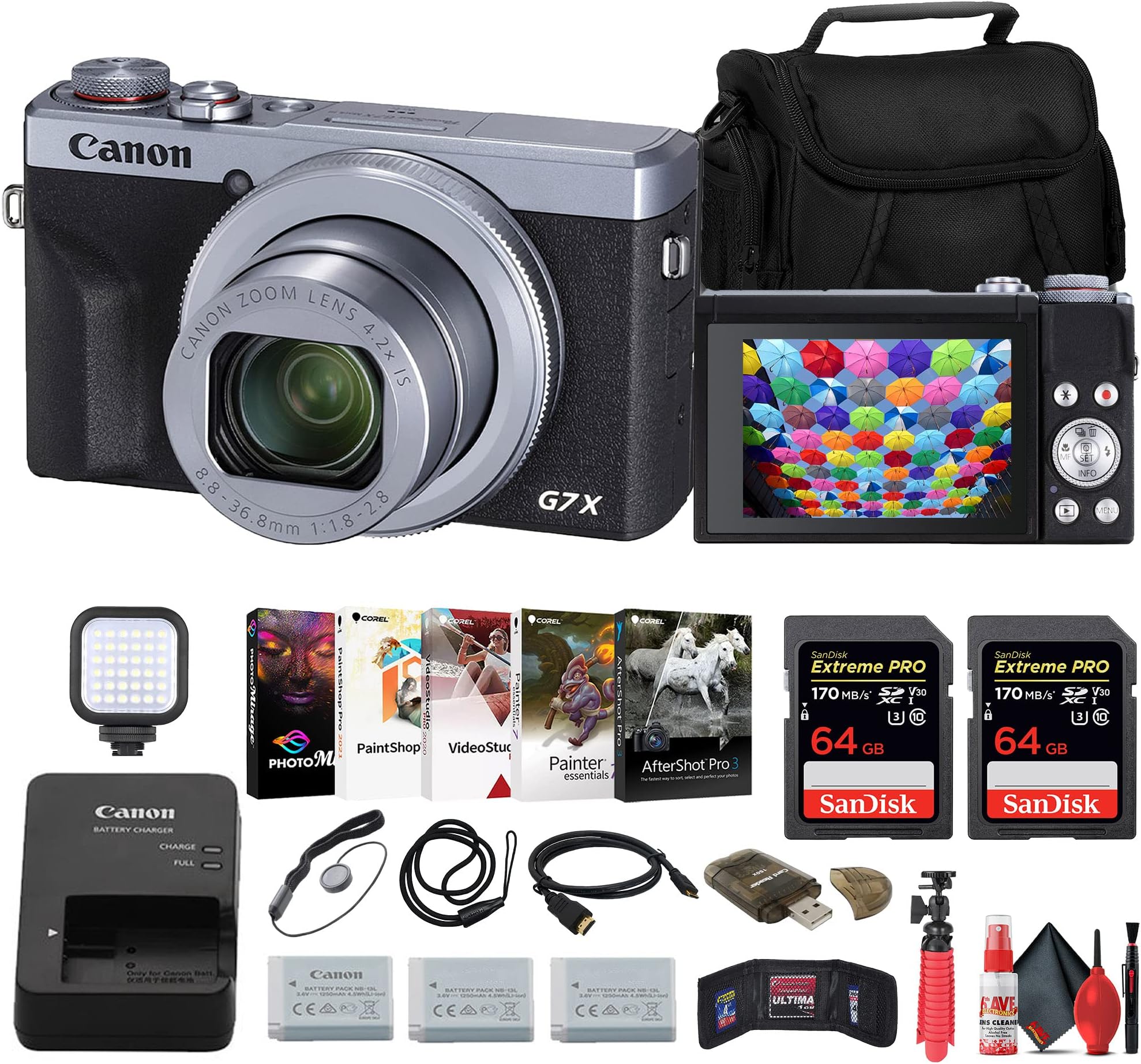 Amazon.com : Canon PowerShot G7 X Mark III Digital Camera (Silver ...