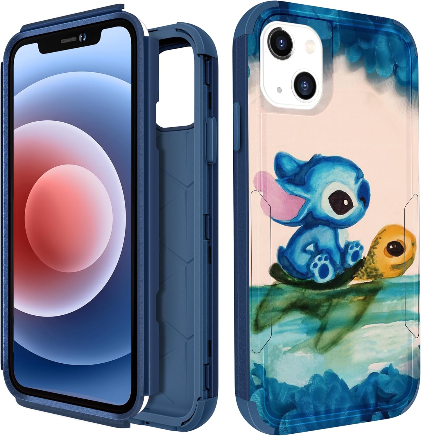 Amazon.com: Lupct for iPhone 13 Mini 5.4" Heavy Duty Phone Case for ...