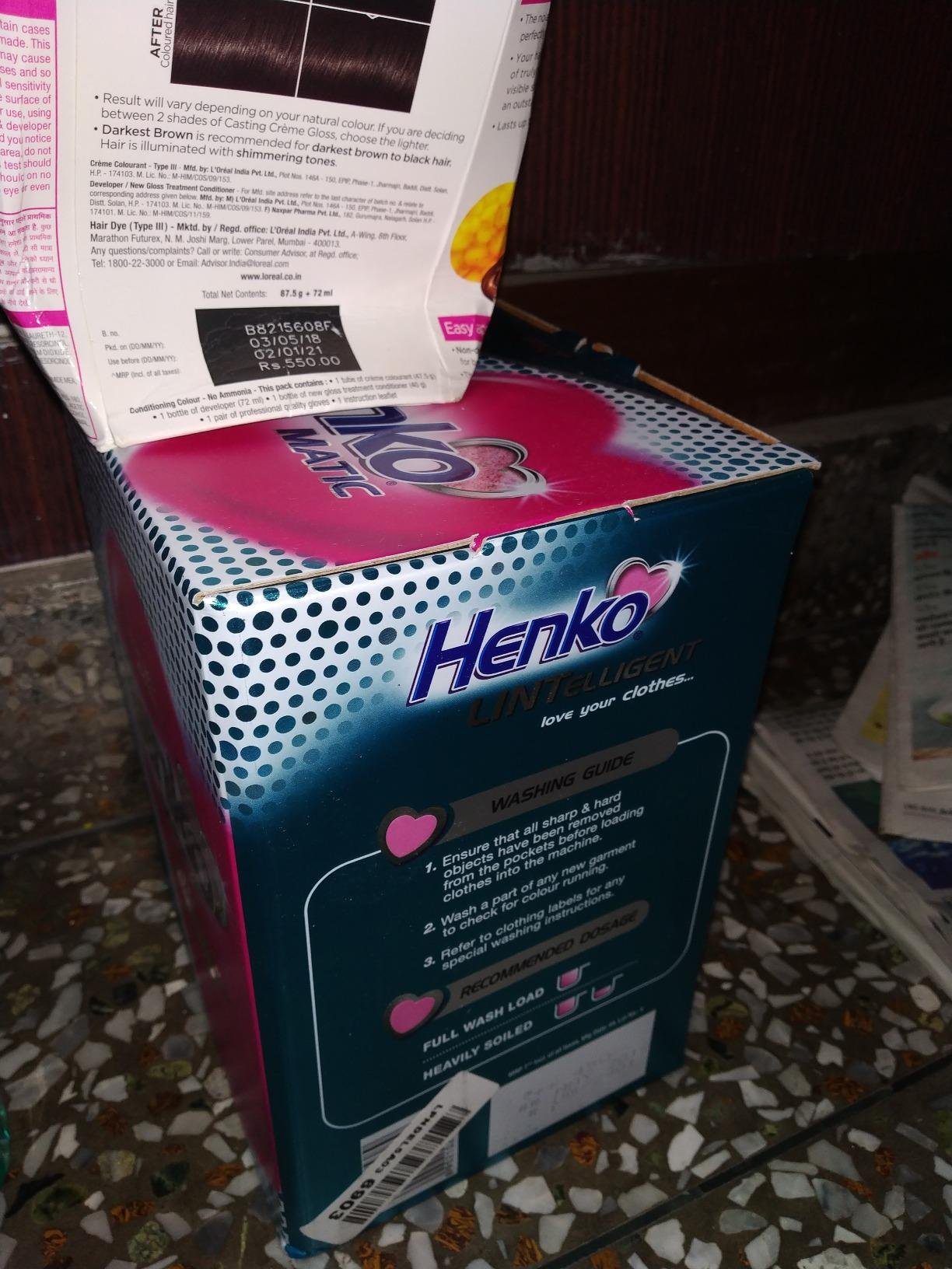 Henko Matic Front Load Detergent Powder - 2 kg : Amazon.in: Health ...