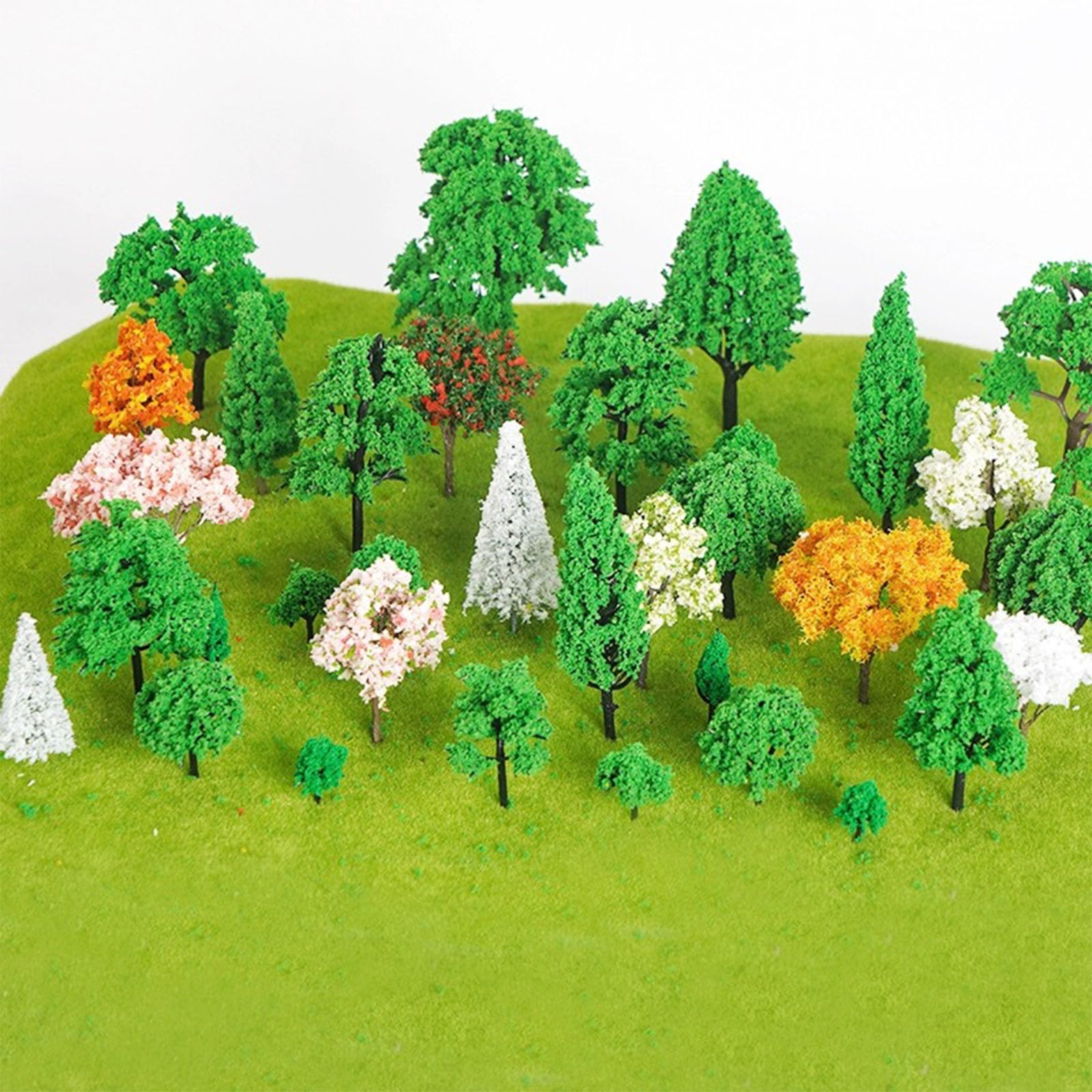 Diorama Trees From Recycled Materials