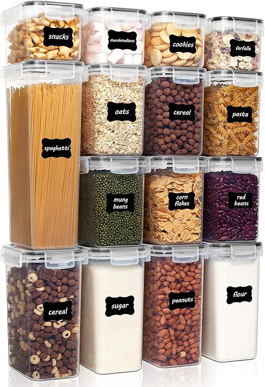Amazon.com: Vtopmart Airtight Food Storage Containers Set with Lids ...
