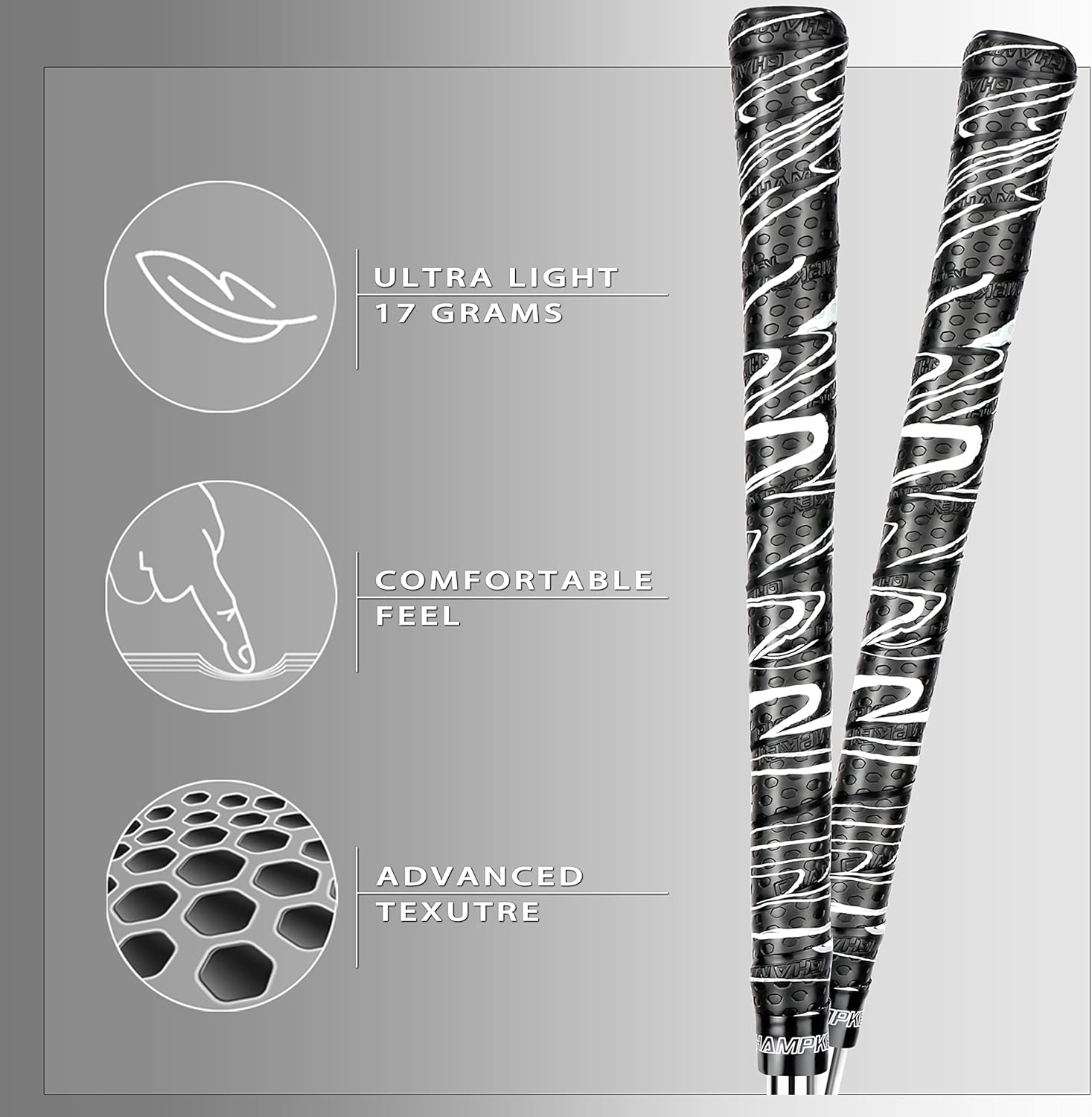 CHAMPKEY WRAP-LITE 40” Golf Grip Wrap Tape 6 Pack | Premium ...