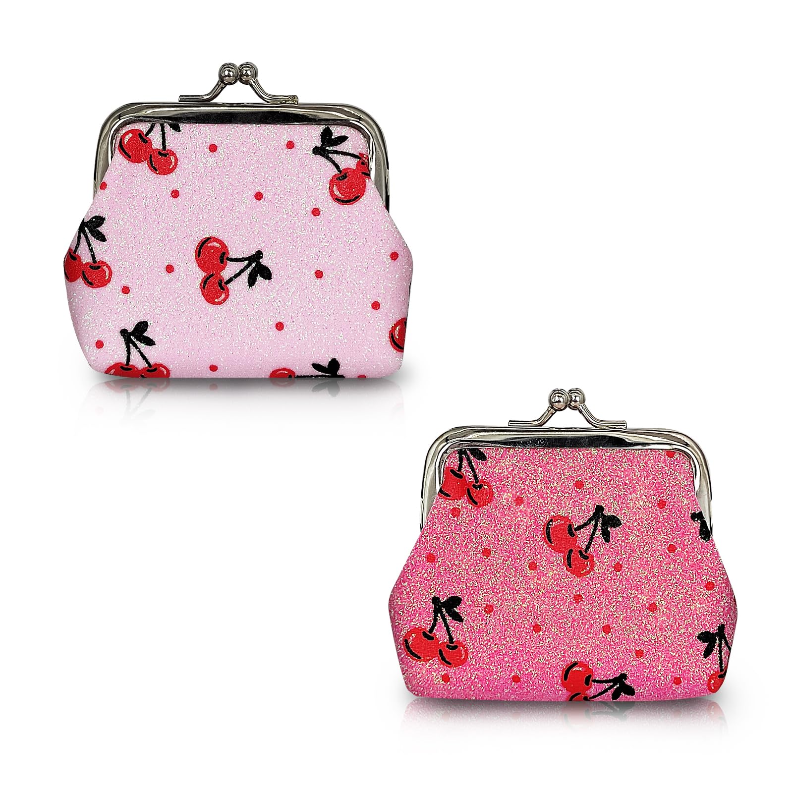 Amazon.com: WisePoint 2pcs Small Coin Purse, Sparkling Change Purse ...