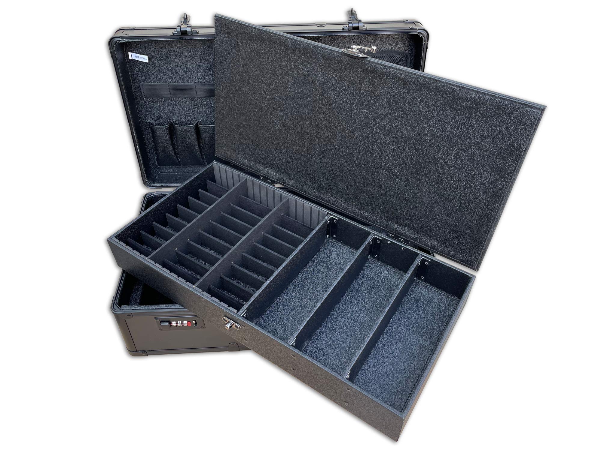 Big space barber box double layer barber case black color……