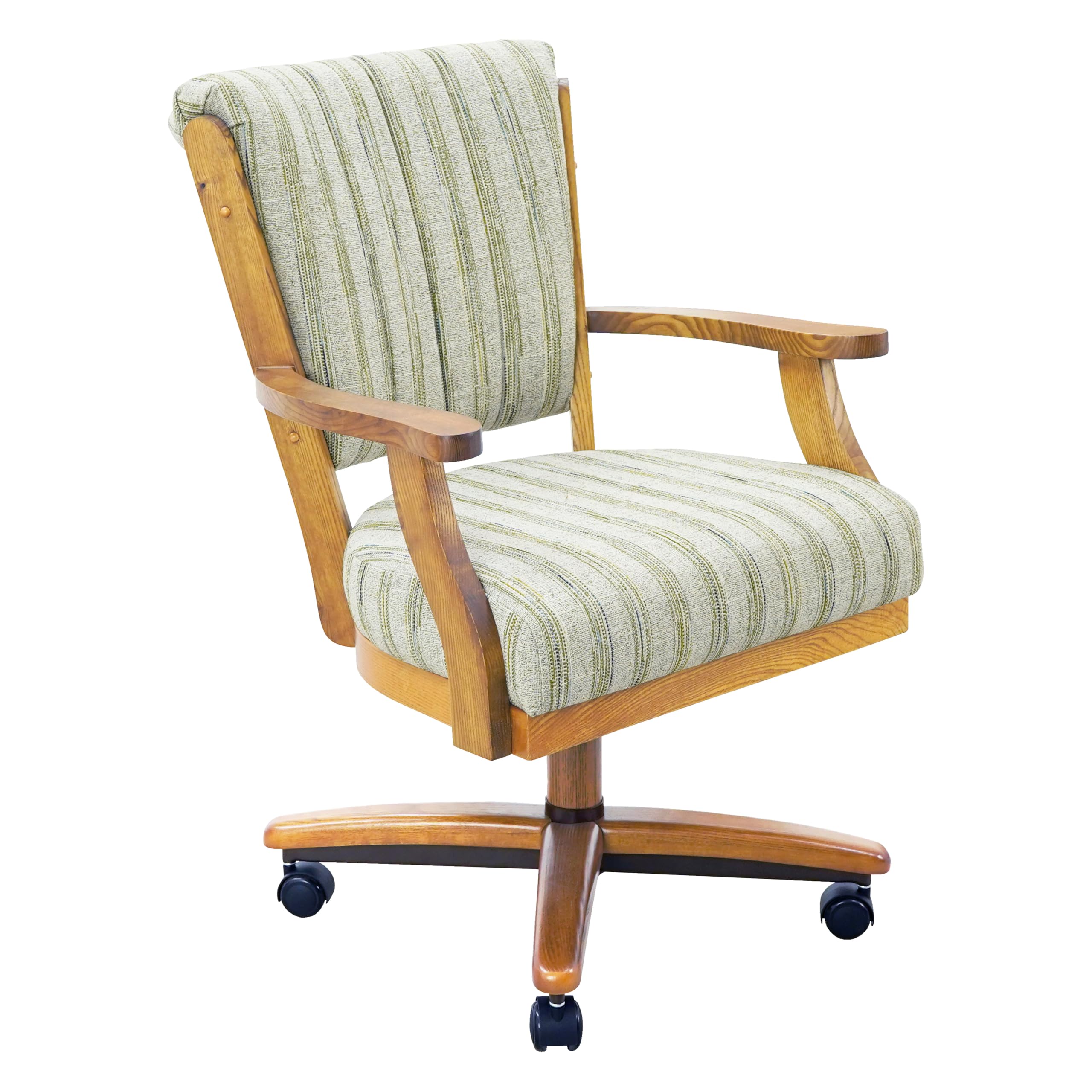 Amazon.com - Chromcraft Set of 1 Caster Dining Chairs, Swivel Tilt ...