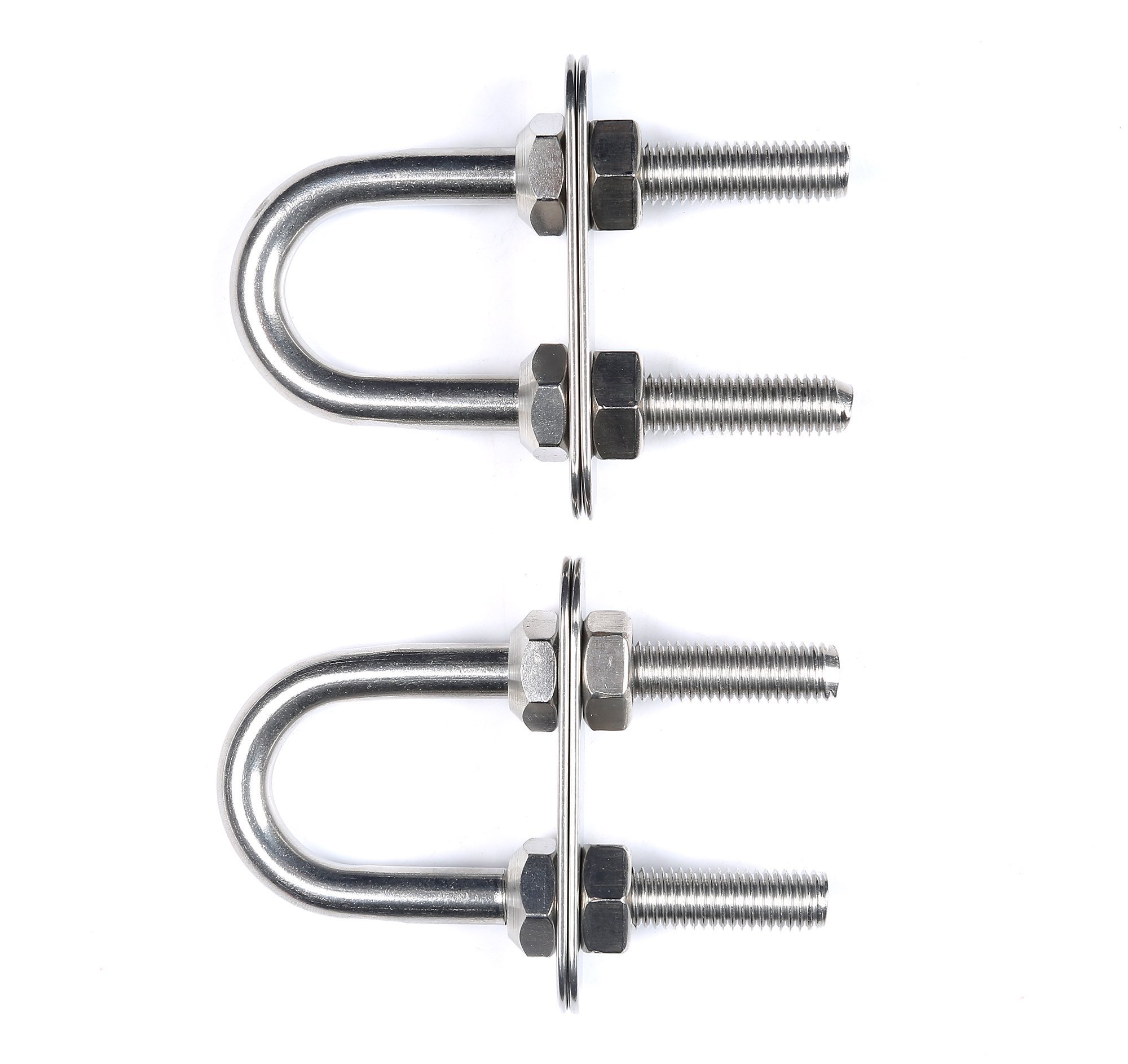 Snapklik.com : Boat Stern Bow Eye U Bolt Tie Down Marine Stainless 3-3/ ...