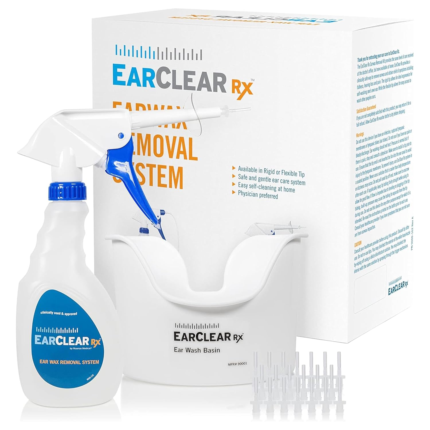 Buy Nuance Medical Earclear Rx Ear Wash Kit Rigid, Physician Preferred ...