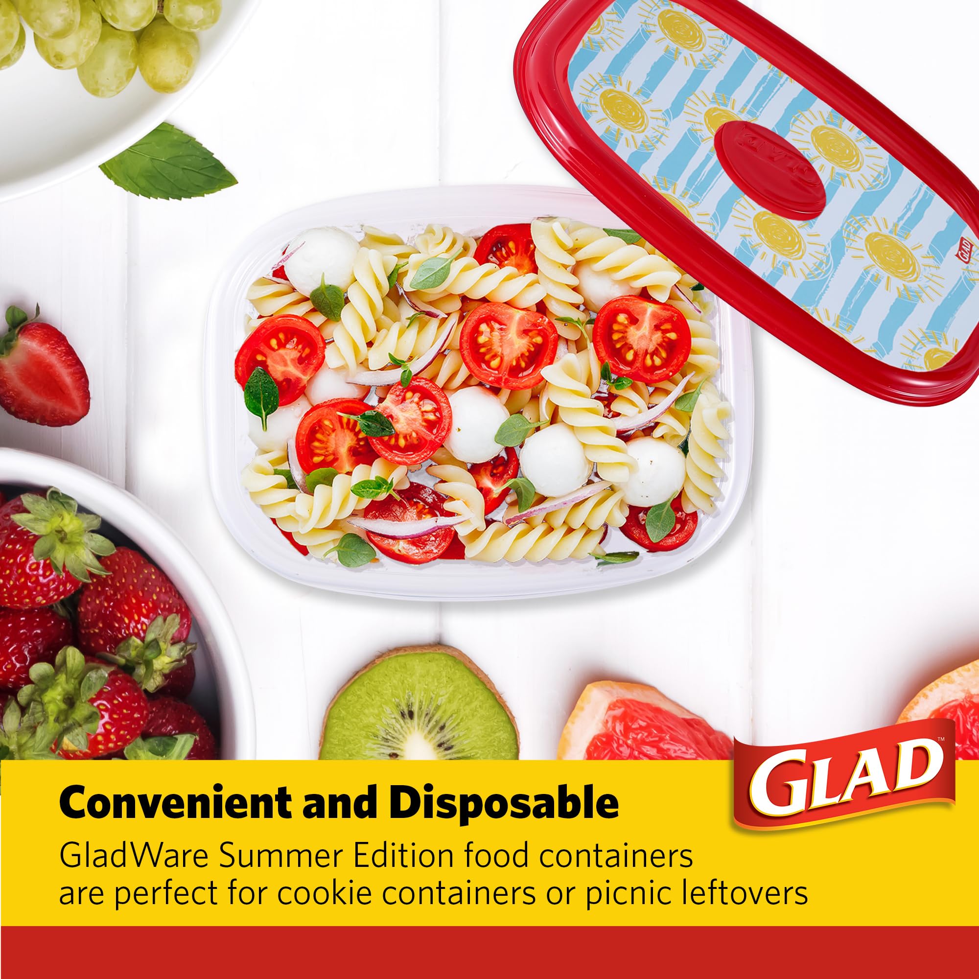 Snapklik.com : Glad Food Storage Containers, GladWare Summer Edition