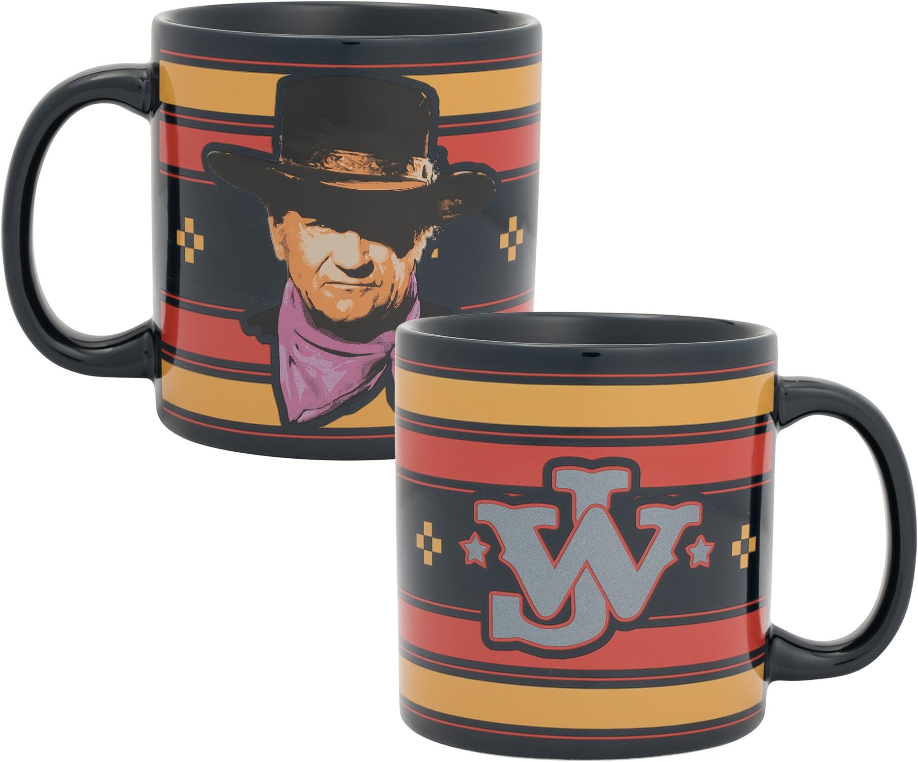 Amazon.com: Vandor John Wayne 20 oz. Ceramic Mug : Home & Kitchen
