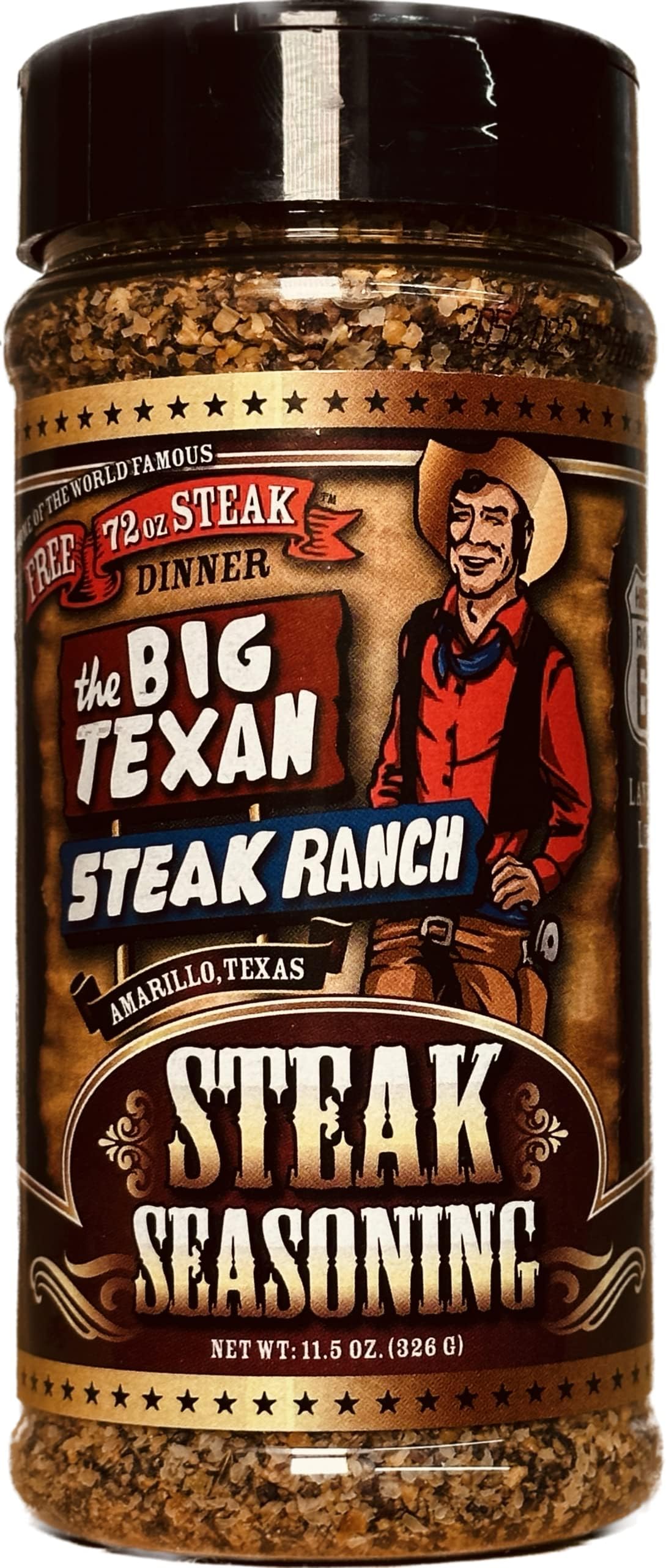 Amazon.com : Big Texan Steak Seasoning, 11.5 oz : Grocery & Gourmet Food