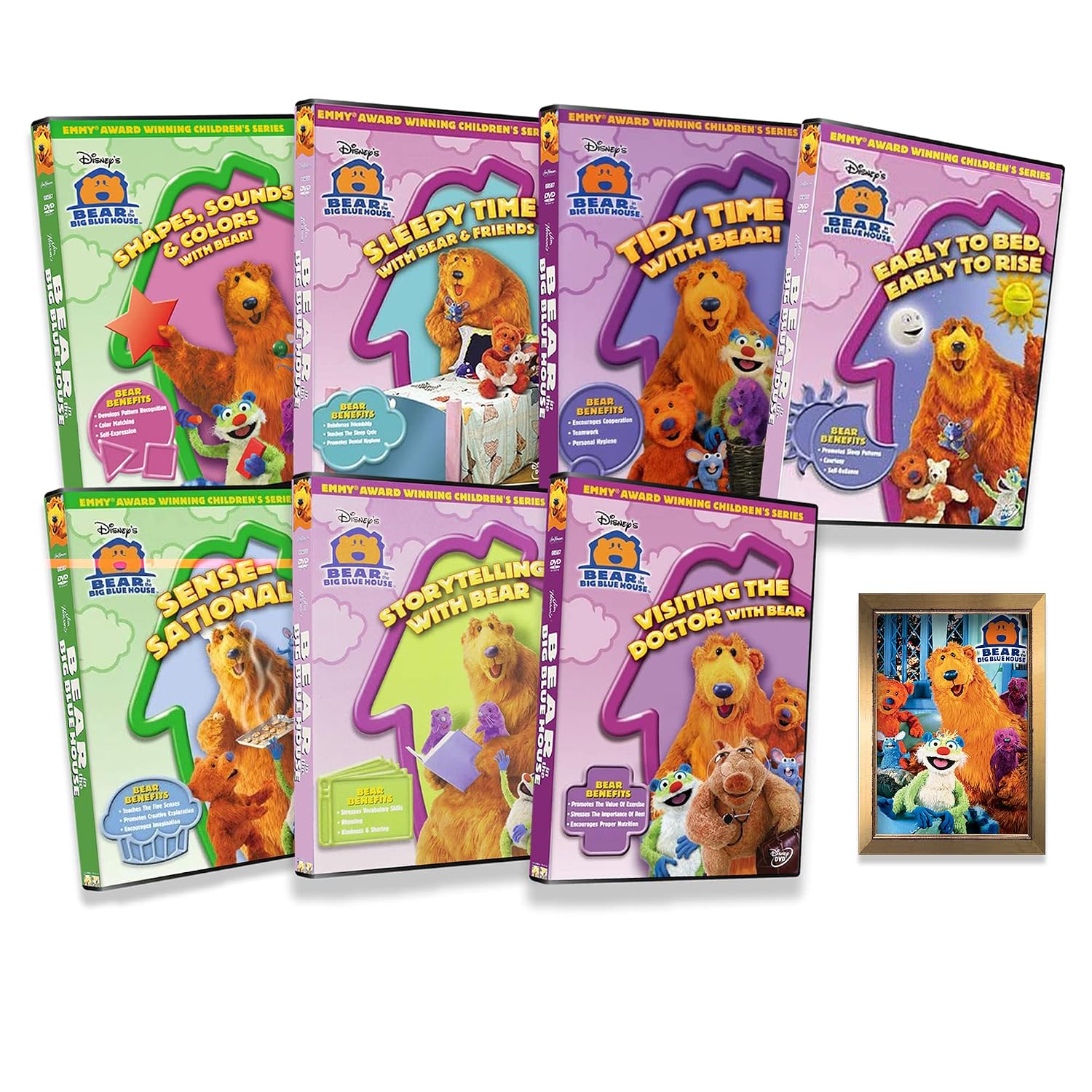 Amazon.com: Bear In The Big Blue House: Disney TV Series 7 DVD ...