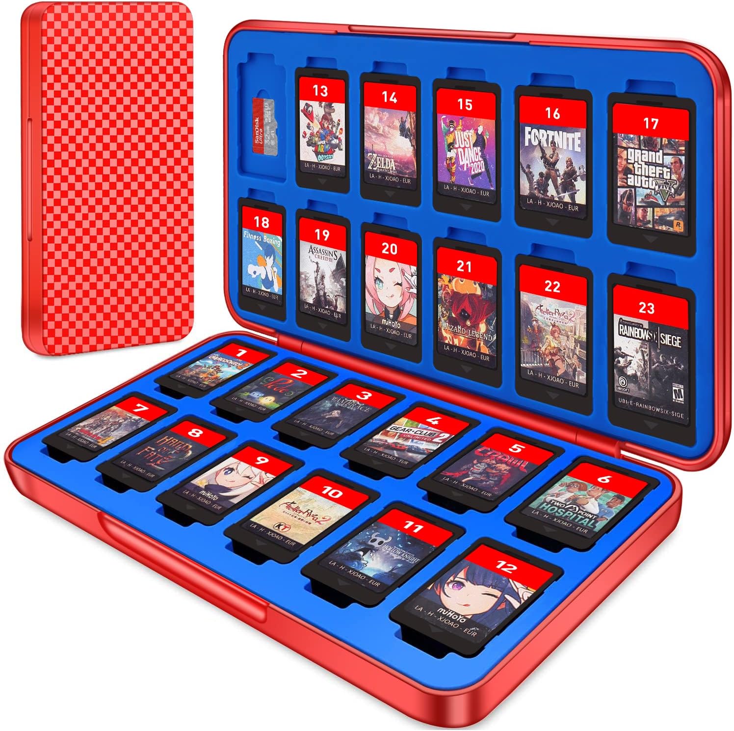 Amazon.com: Hagibis Game Storage Case for Nintendo Switch, PS Vita ...