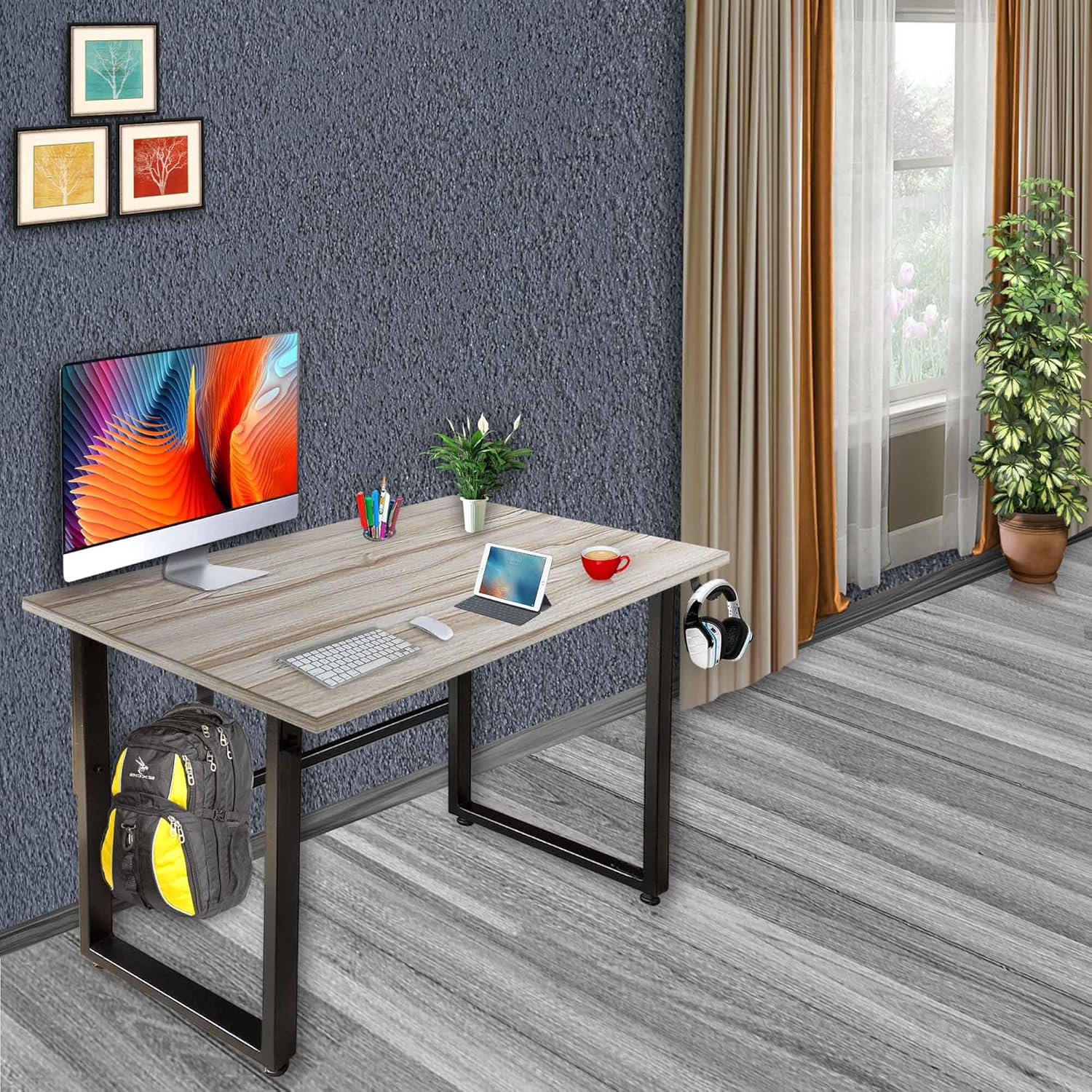 Iceberg Belgium Vision Computer Table for PC, iMac, Laptop and Study ...