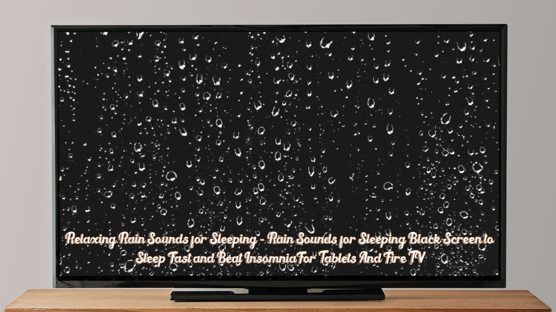 Restful Rain: Sleep Aid with Black Screen for Fast Sleep and Insomnia ...