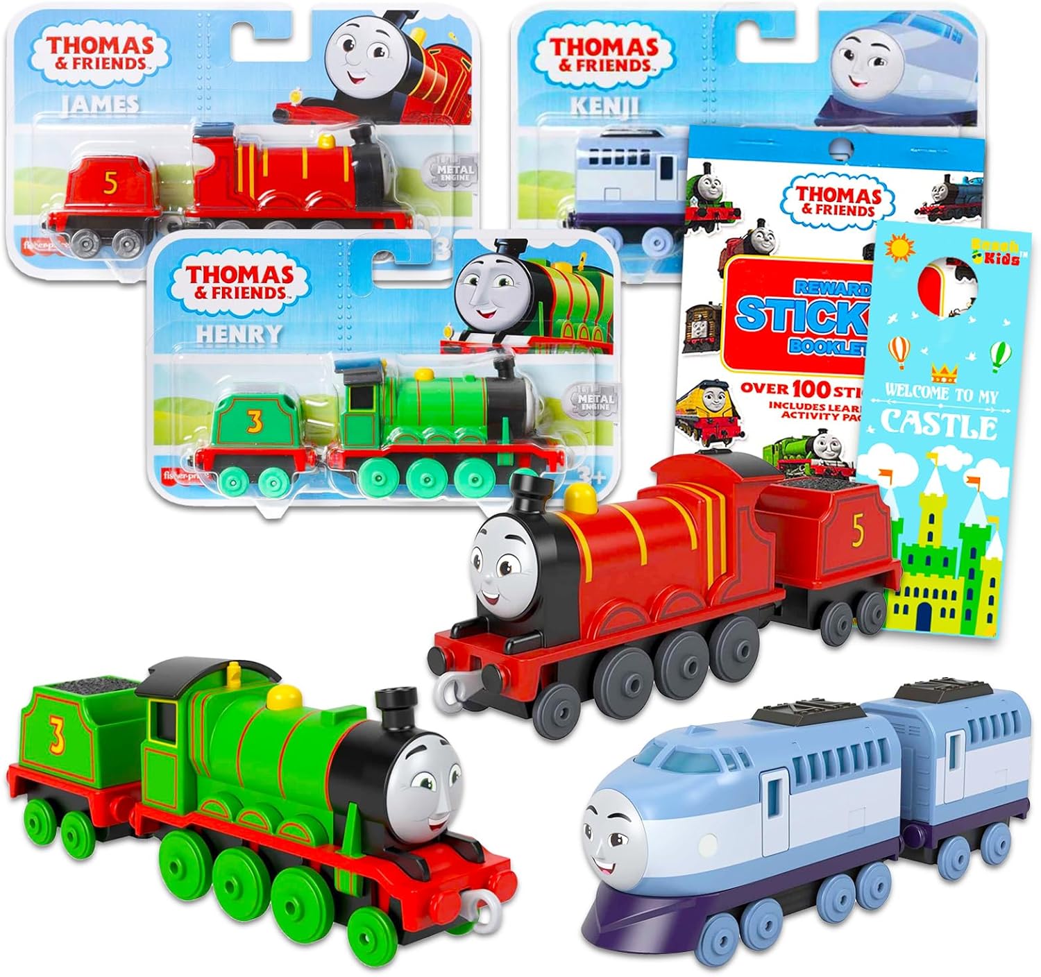 Amazon.com: THOMAS & FRIENDS Thomas and Friends Train Set - 3 Pc Bundle ...