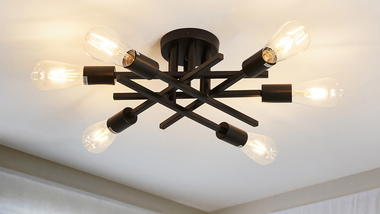 Watch 6 Lights Ceiling Light Fixture Installation video on Amazon Live
