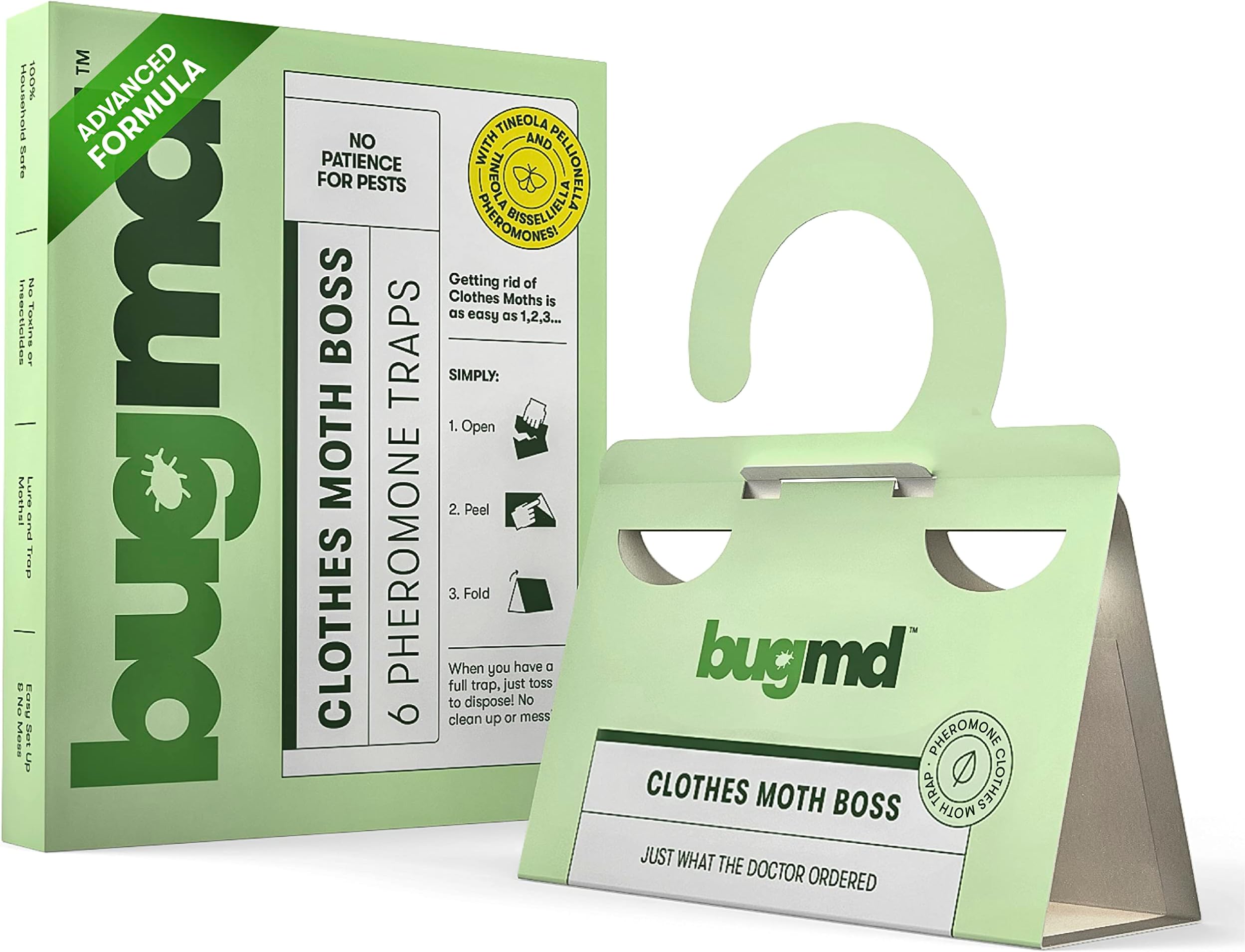 Amazon.com : Safer Brand 07270 Clothes Moth Alert Trap : Home Pest ...