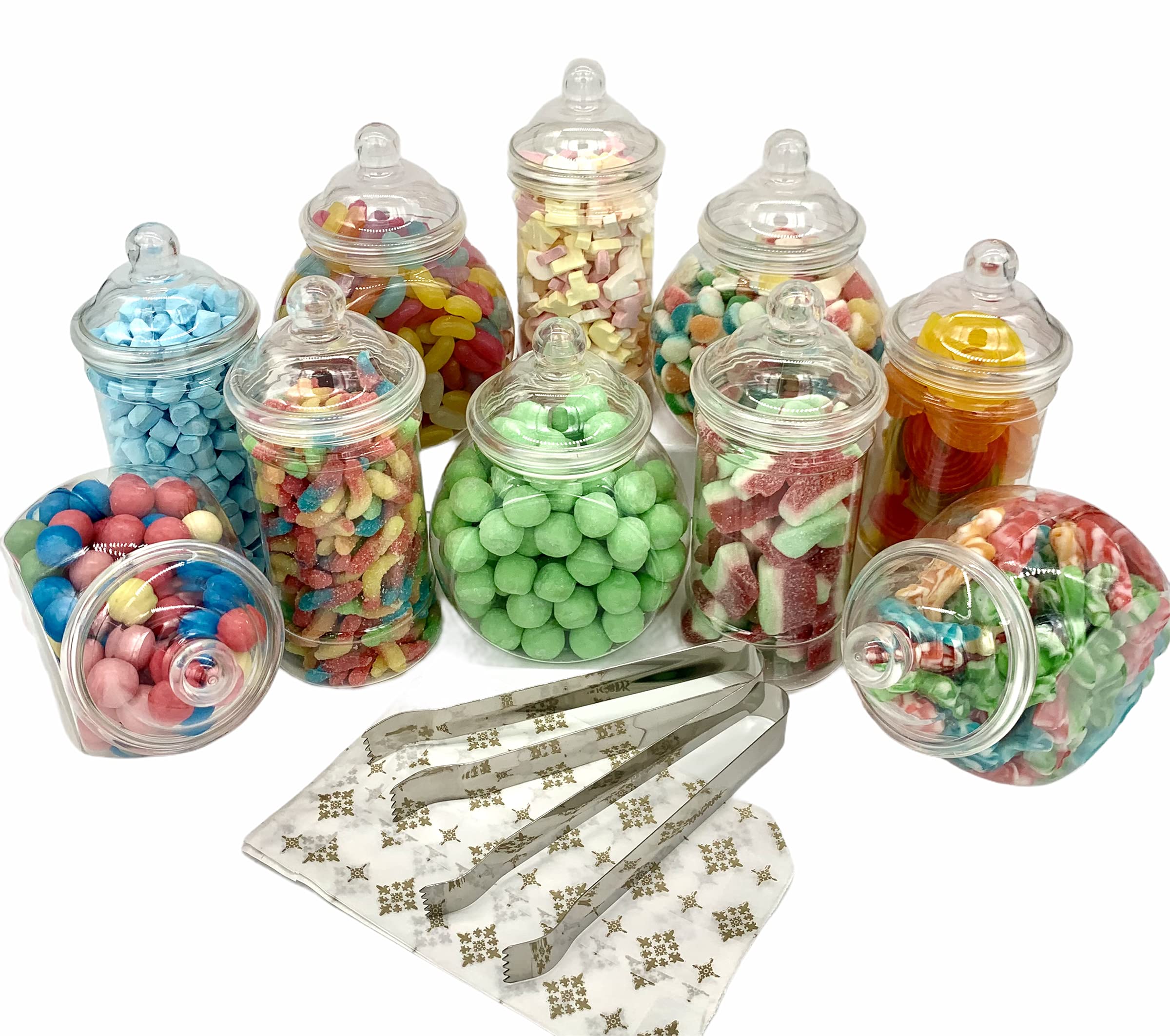 Plastic Candy Canisters Plastic Candy Jars With Lids Bed Bath