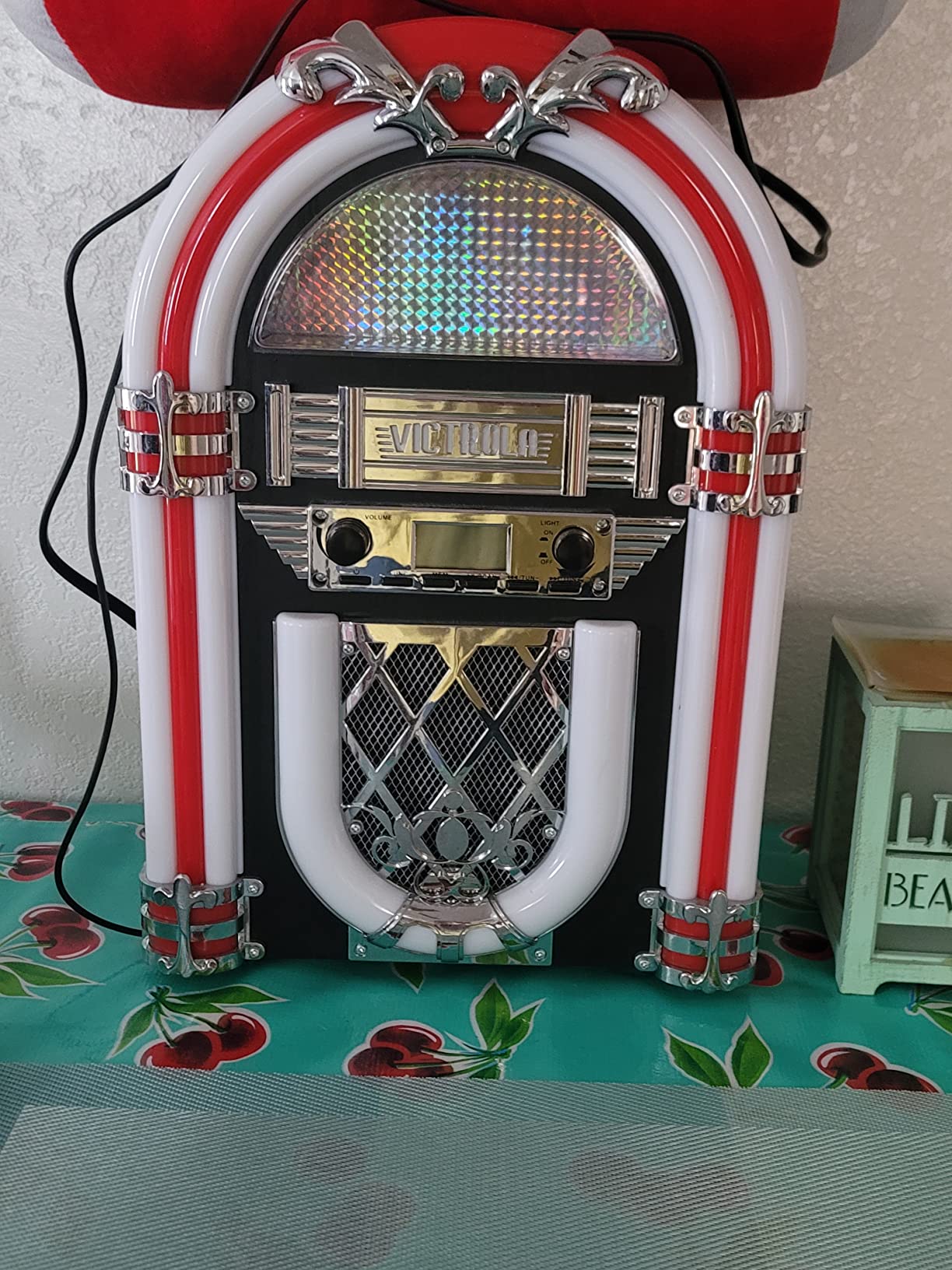 $13/mo - Finance Victrola Nostalgic Wood Countertop Jukebox with Built ...