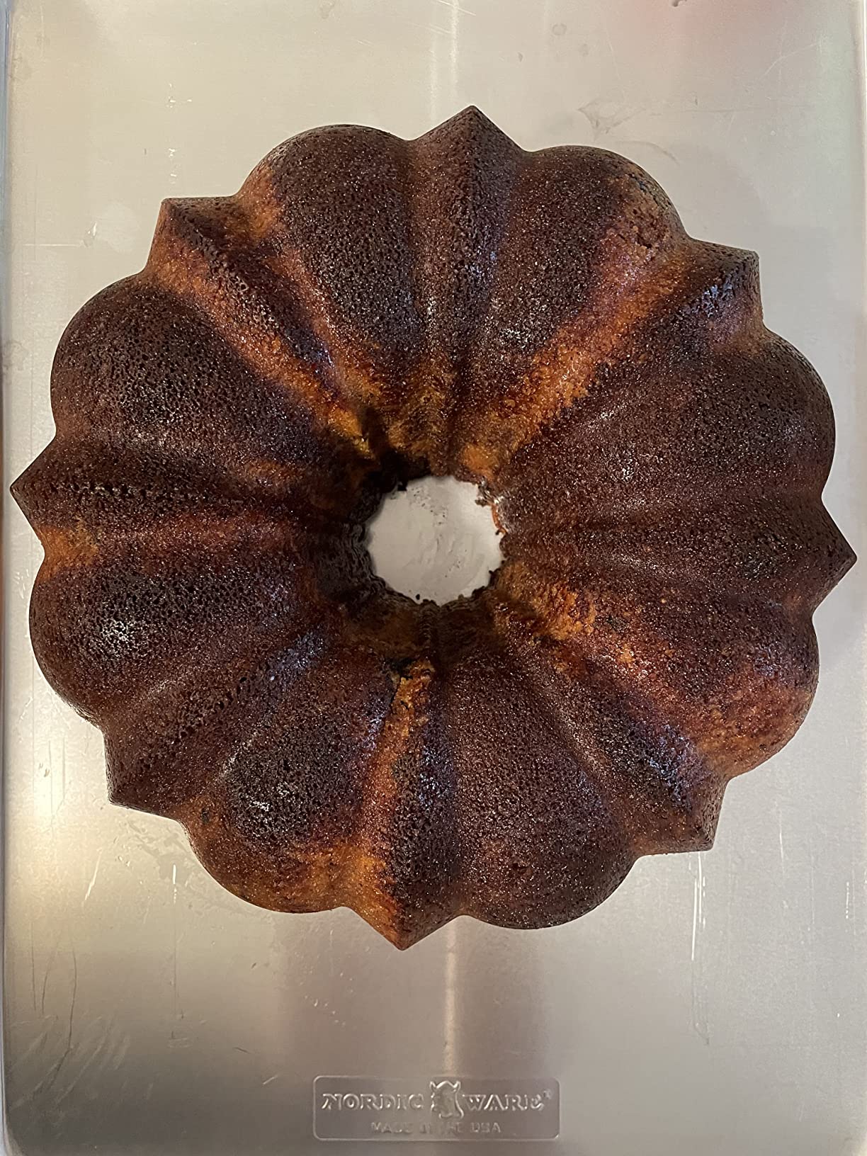 $6/mo - Finance Nordic Ware Pro Cast Original Bundt Pan, 12 Cup, Grey ...