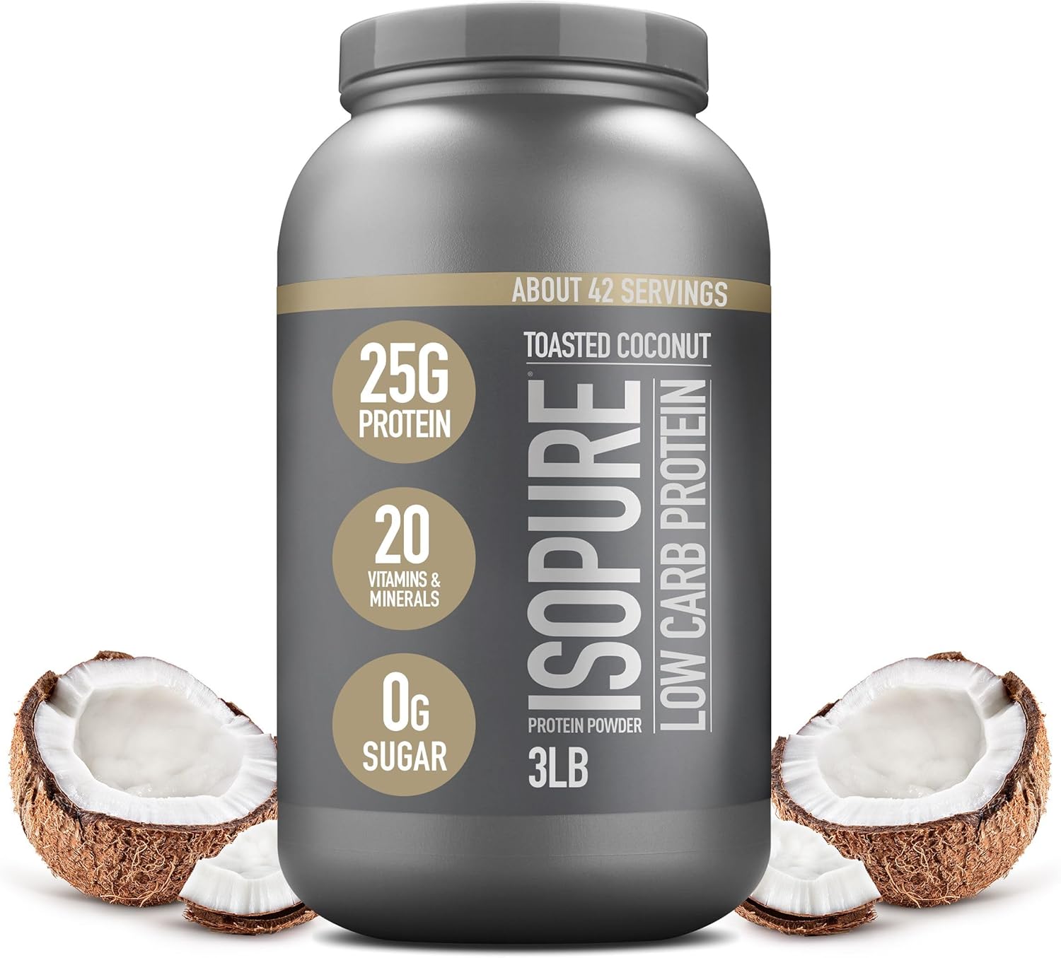 Amazon.com: Isopure Protein Powder, Low Carb Whey Isolate with Vitamin ...