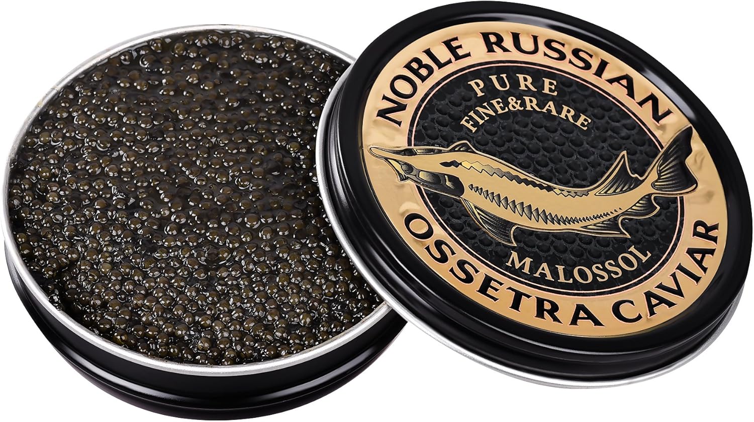 Royal Osetra Caviar by InterGourmandise 100g. / 3.52 oz. : Amazon.co.uk ...