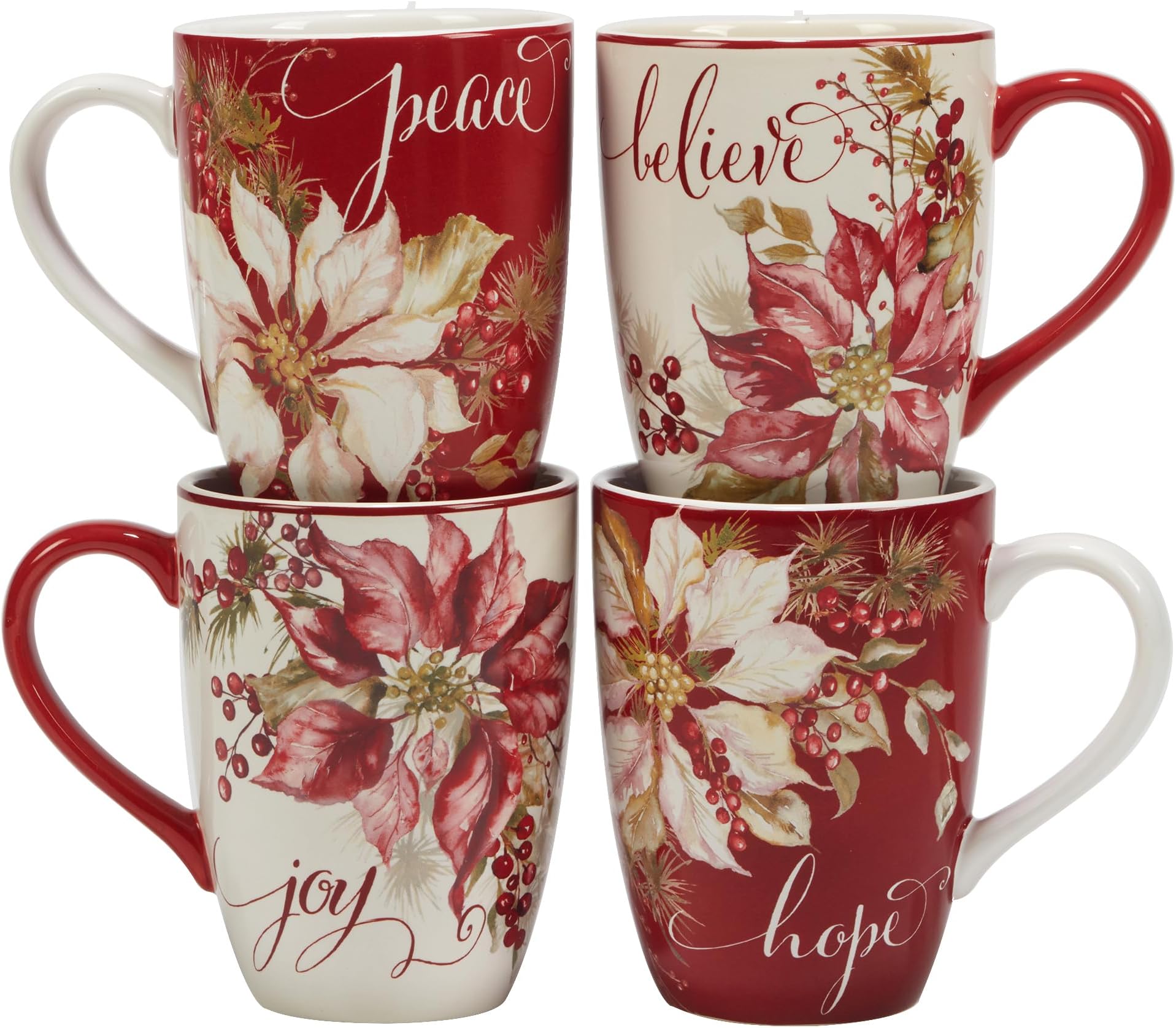 Amazon.com: Certified International Garden Gnomes 18 oz. Mugs, Set of 4 ...