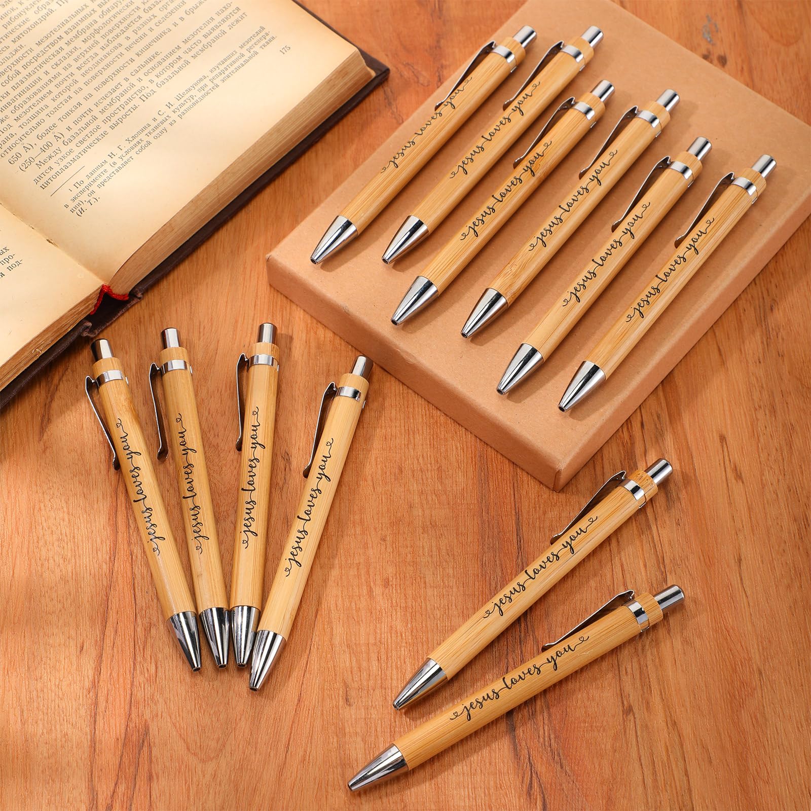 Snapklik.com : Yeaqee Jesus Loves You Pen Bulk Christian Ballpoint ...