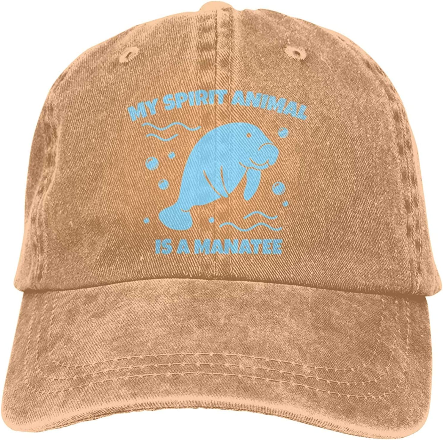 "N/A" Unisex My Spirit Animal is A Manatee Cowboy Hat Adjustable Retro ...