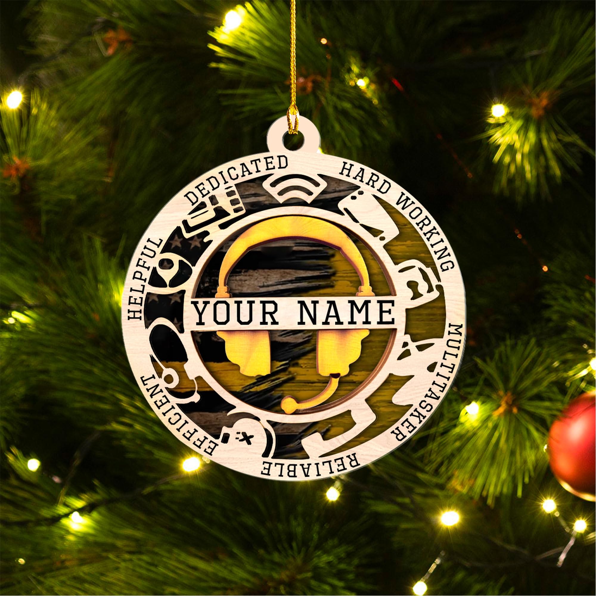 Amazon.com: Personalized 911 Dispatcher Ornaments, Custom 911 ...