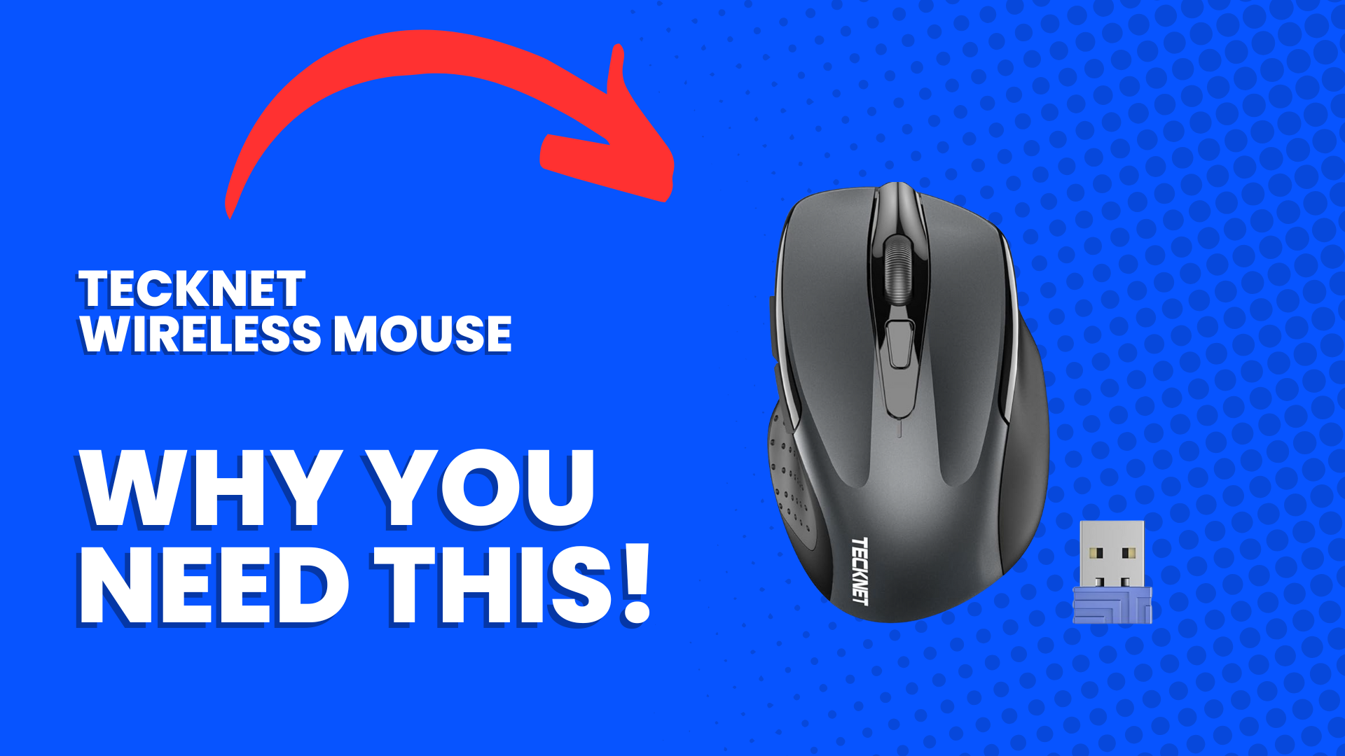 Watch WHY YOU NEED the TECKNET Wireless Mouse! on Amazon Live