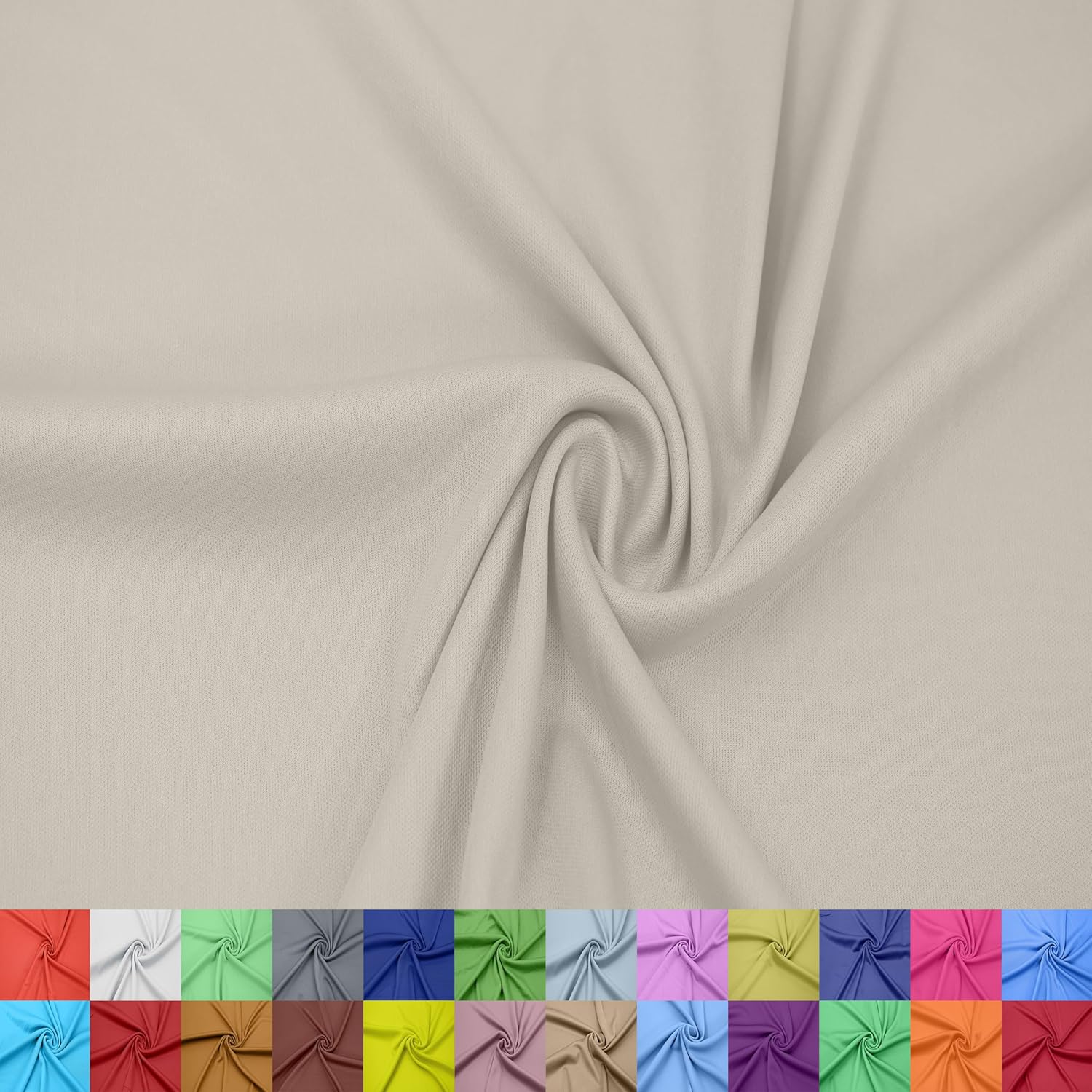 Amazon.com: Stylish FABRIC 60" Wide 100% Polyester Interlock Lining ...