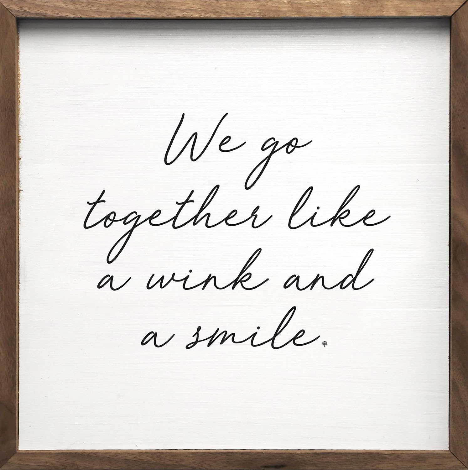 Amazon.com : Wink And A Smile White Family and Love Wall Home Decor ...