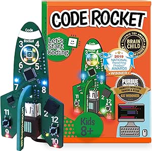 Amazon.com: Code Rocket Coding Toy for Kids 8+. Girls & Boys Learn ...