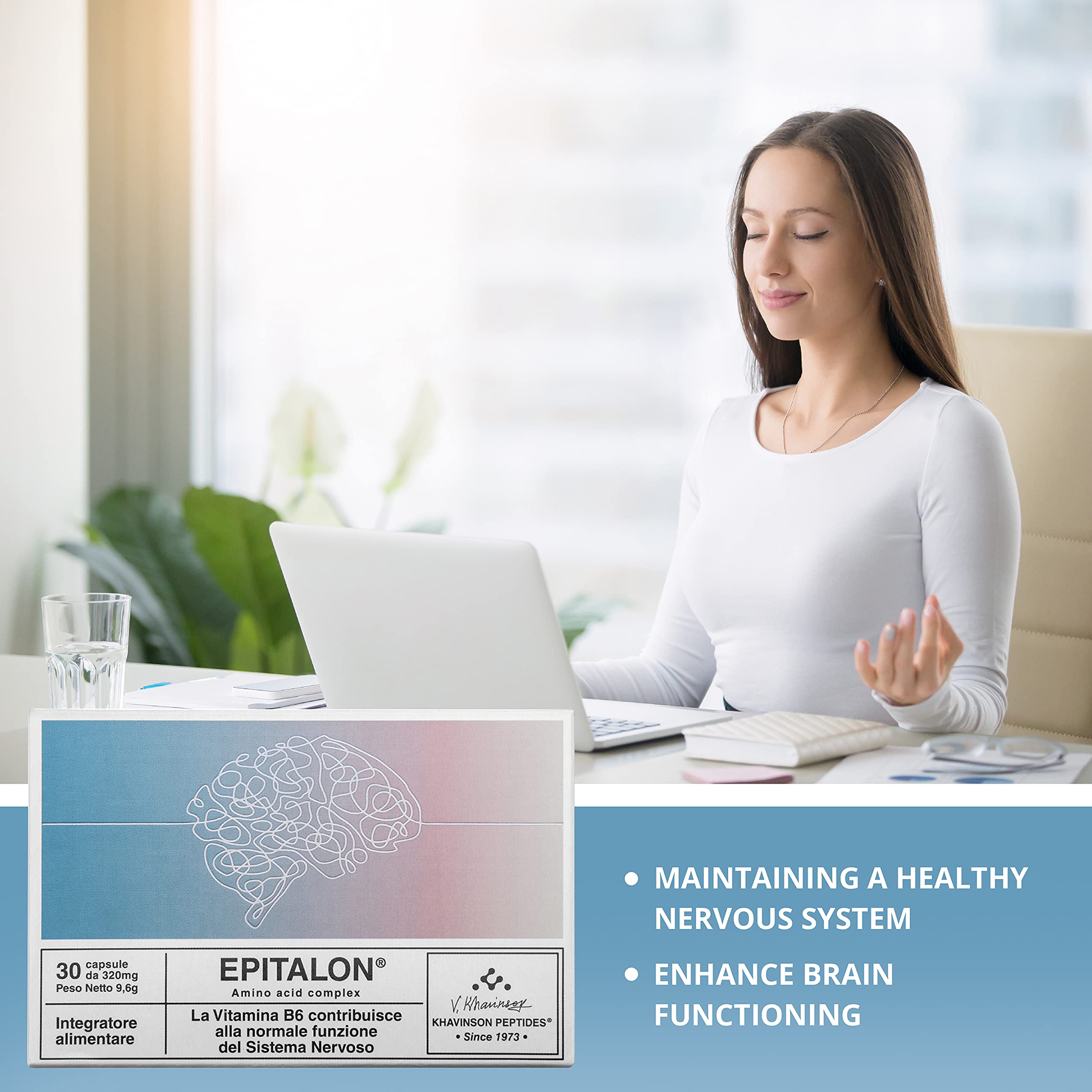 EPITALON Peptide Brain Supplement 30 Capsules, Cognitive Enhancer, Top ...