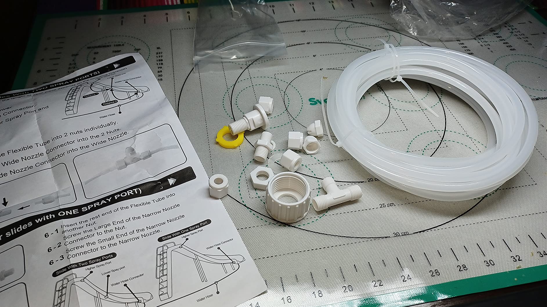 $6/mo - Finance Pool Slide Water Tubing Kit, Spray Hose Kit/Parts for ...