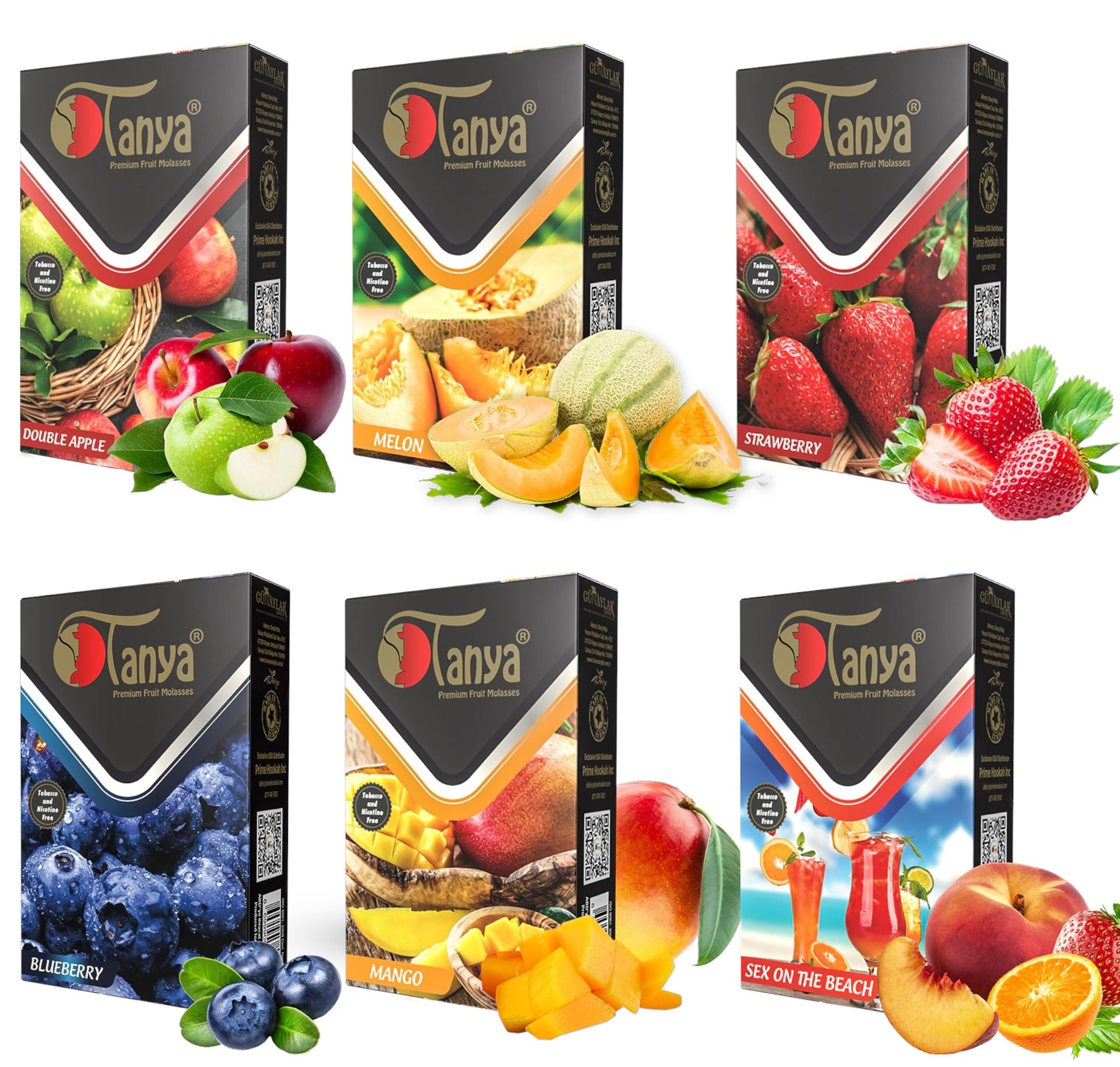 Amazon.com: Tanay Herbal Hookah Molasses Fruit Mix Hookah Shisha ...