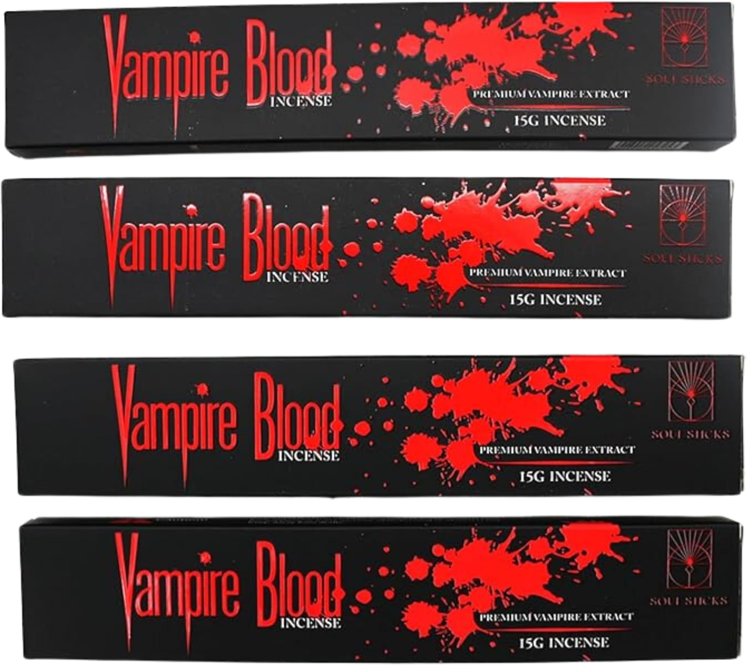 Amazon.com: ATCUSA Vampire Blood Incense Sticks Agarbathi - 15g Boxes ...