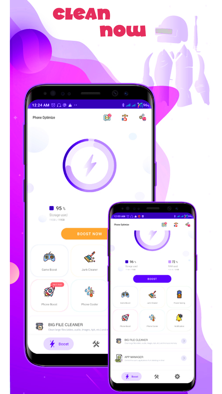 Clean Now - game booster, battery saver, RAM cleaner - App on Amazon ...