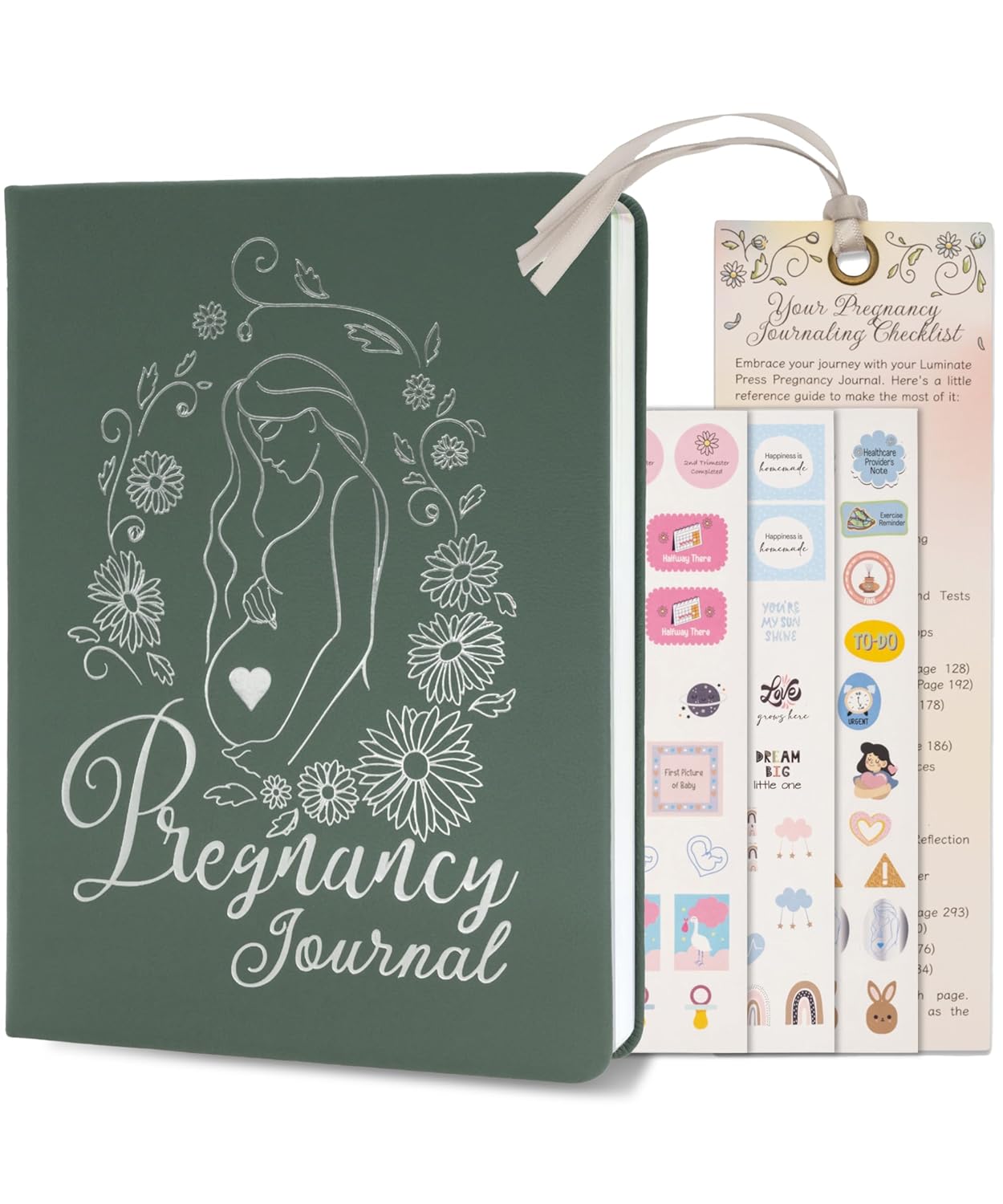 Amazon.com : Keepsake Pregnancy Journal with Weekly Guides, Milestone ...
